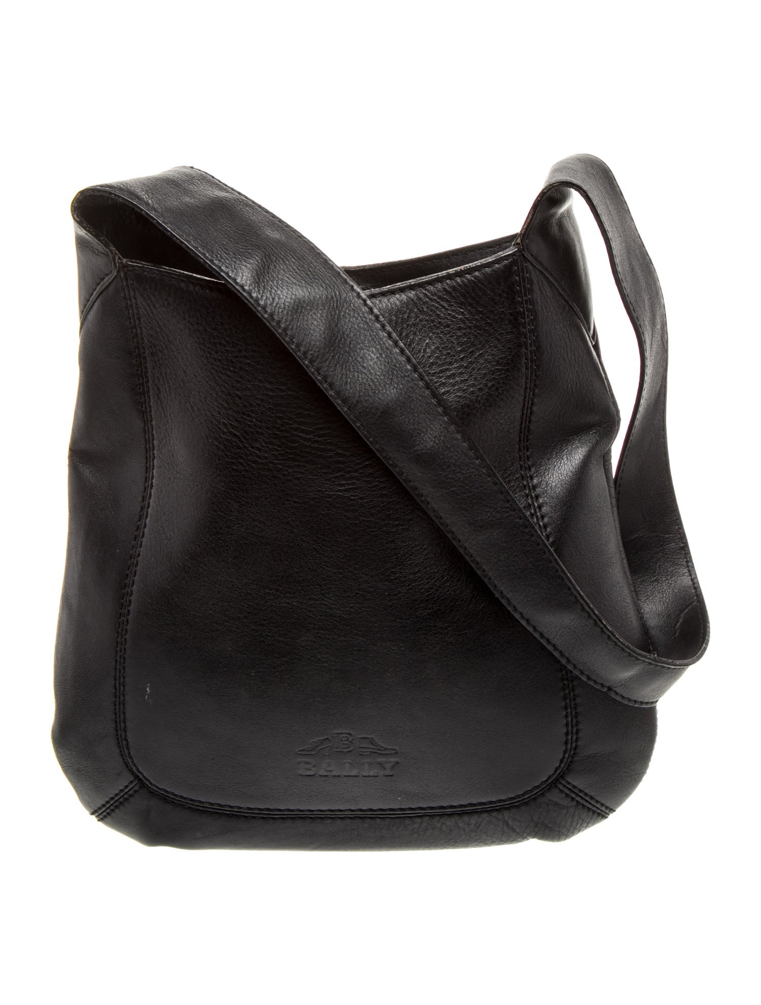 Bally Leather Shoulder Bag - Black Shoulder Bags, Handbags - WB280184 ...