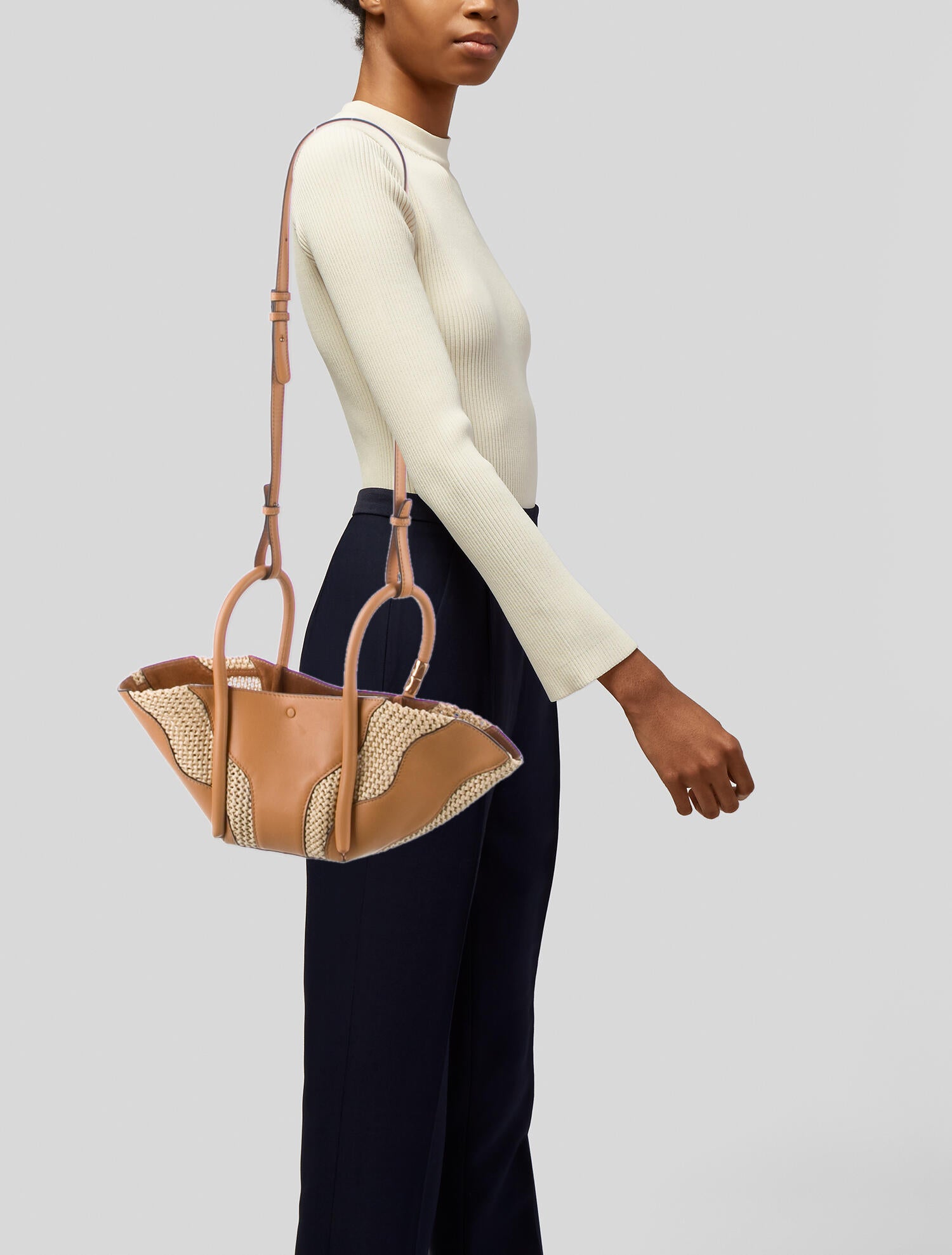 Boyy Lotus 12 Ala Mode Macramé Raffia - Handle Bags, Handbags | The ...