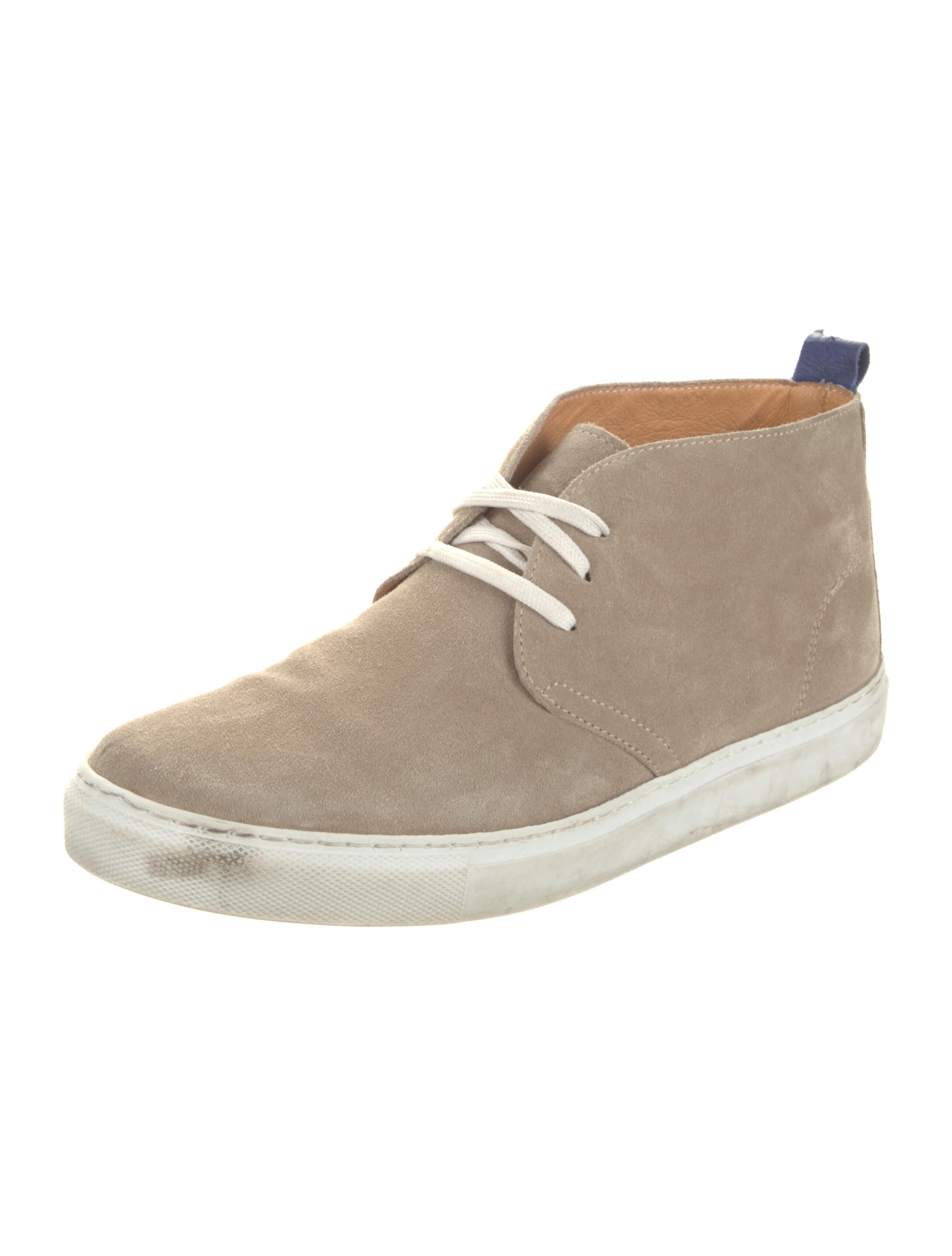Barney's New York Suede Sneakers - Neutrals Sneakers, Shoes ...