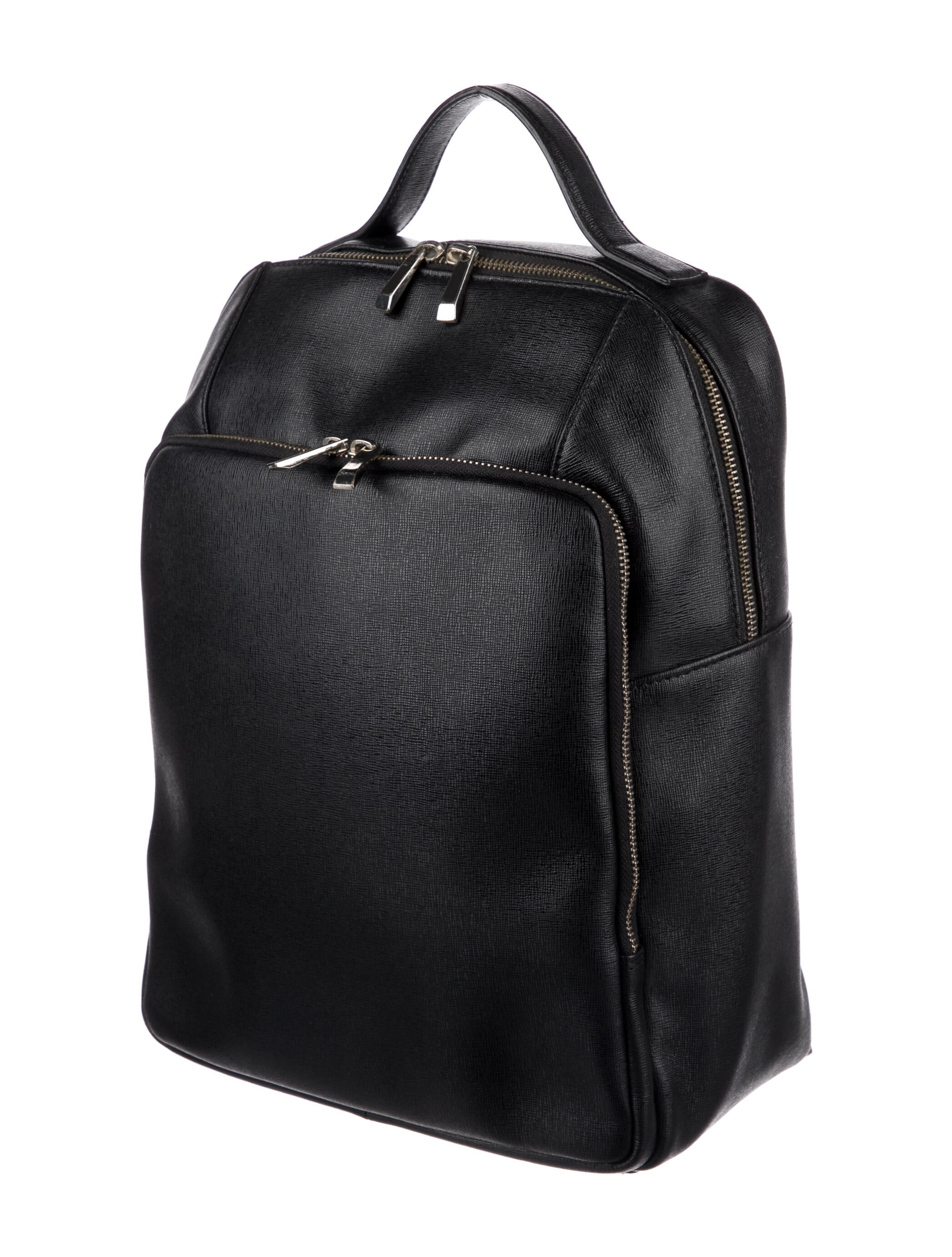 Barney's New York Saffiano Leather Backpack - Black Backpacks, Bags ...
