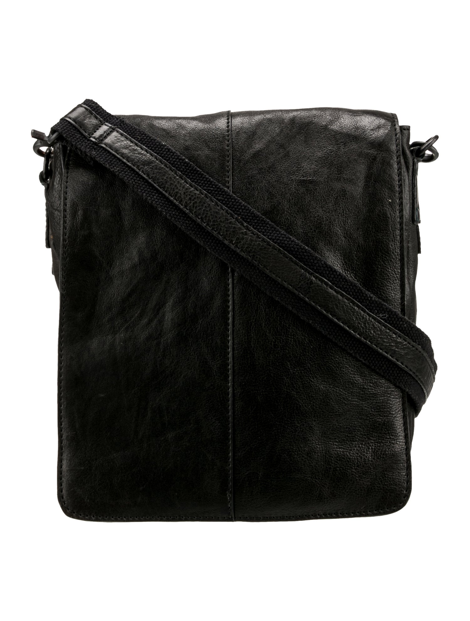 Barney's New York Leather Messenger Bag - Black Messenger Bags, Bags ...