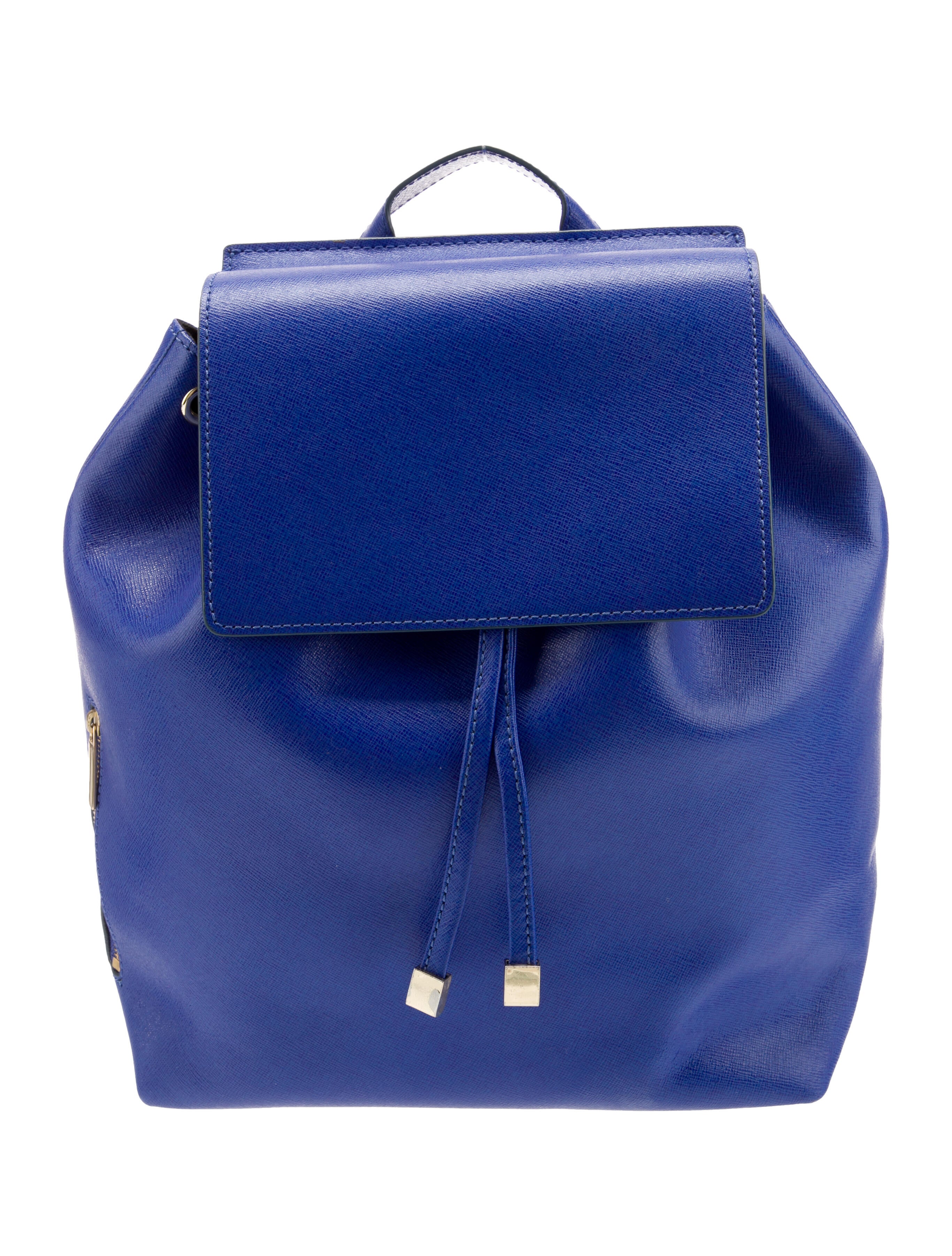 Barney's New York Leather Backpack - Blue Backpacks, Handbags ...