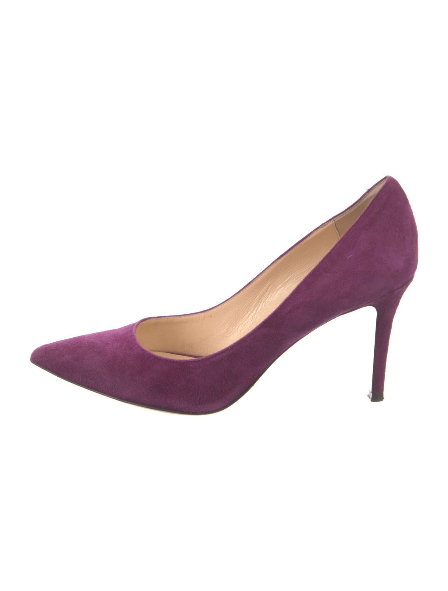 Barney's New York Suede Pumps - Purple Pumps, Shoes - WBANY57191 | The ...