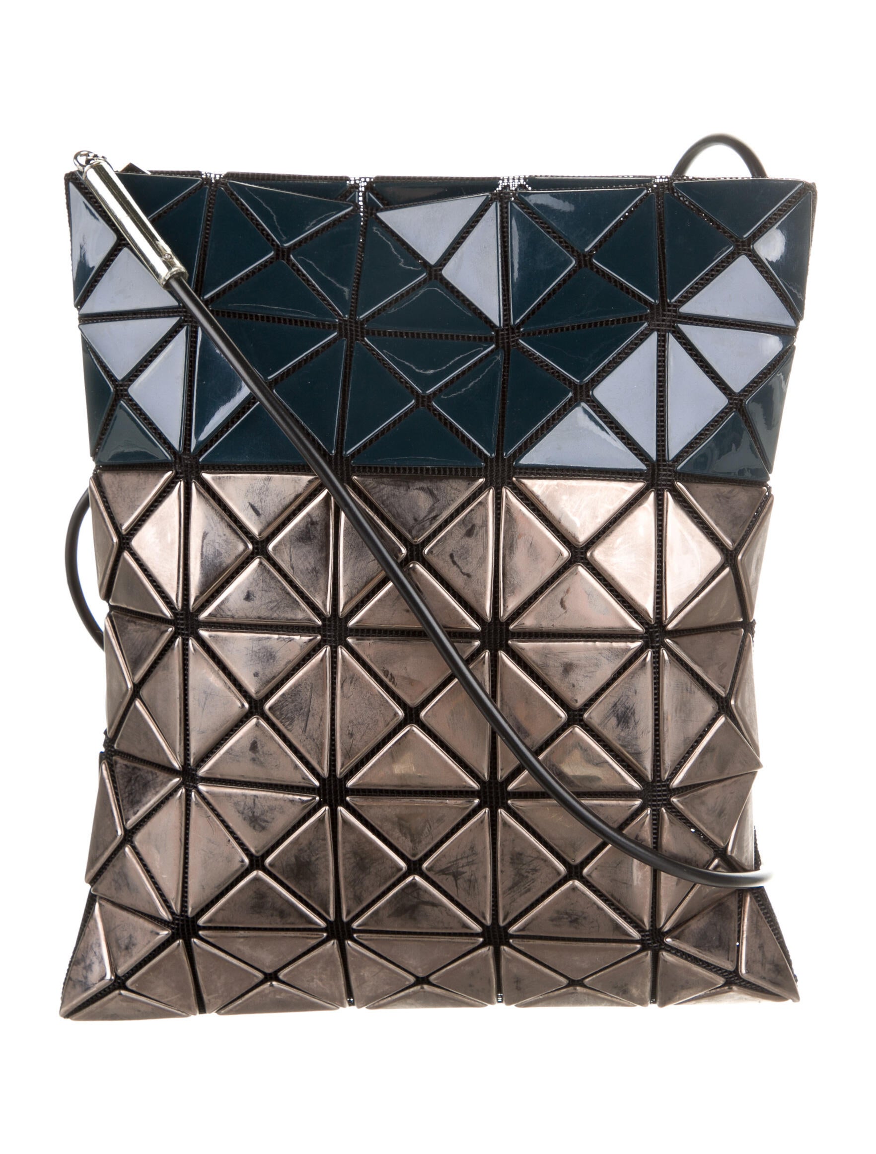 Bao Bao Issey Miyake PVC Printed Crossbody Bag - Black Crossbody Bags ...