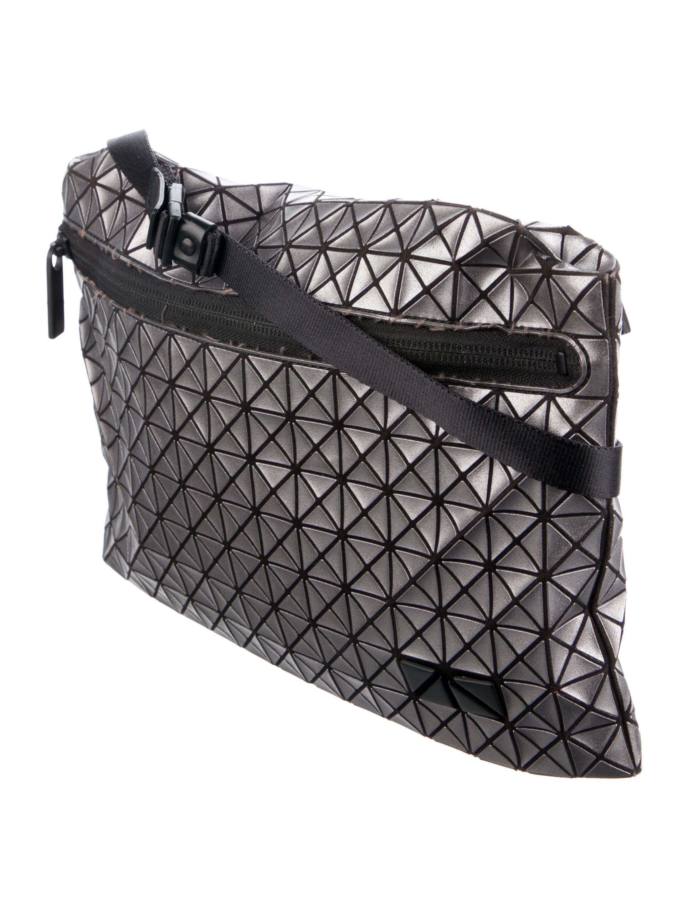 Bao Bao Issey Miyake PVC Prism Crossbody Bag - Grey Crossbody Bags ...