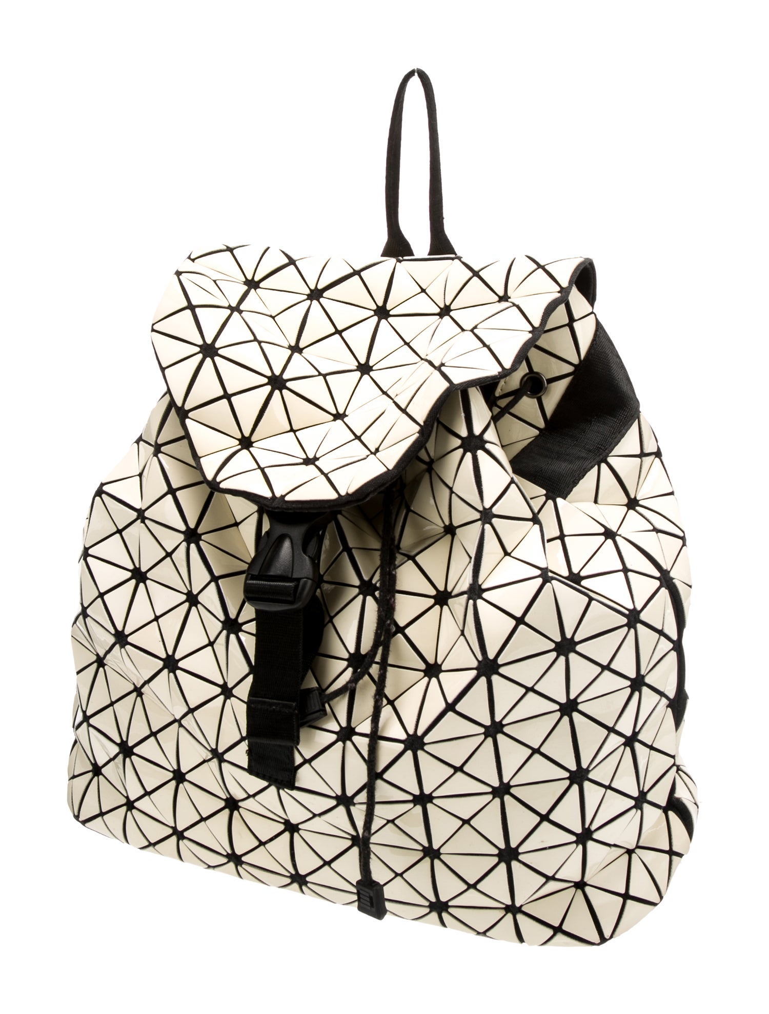 Bao Bao Issey Miyake Patent Leather Backpack - Neutrals Backpacks ...