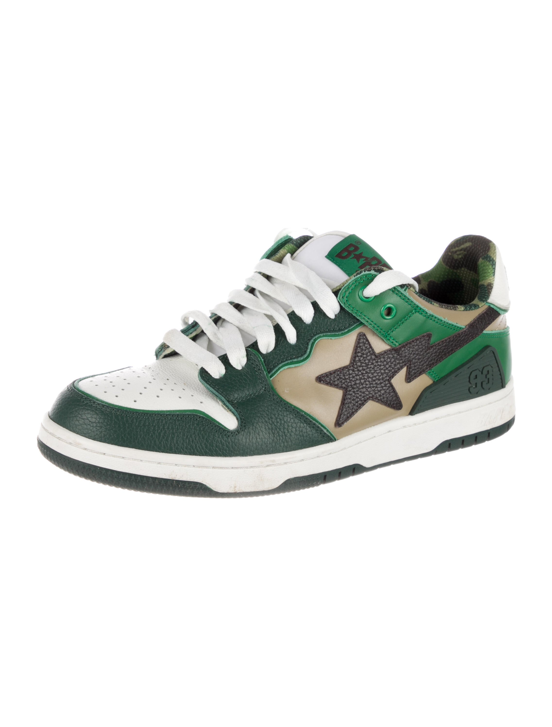 BAPE SK8 Sta 'ABC Camo Green' Sneakers - Green Sneakers, Shoes ...