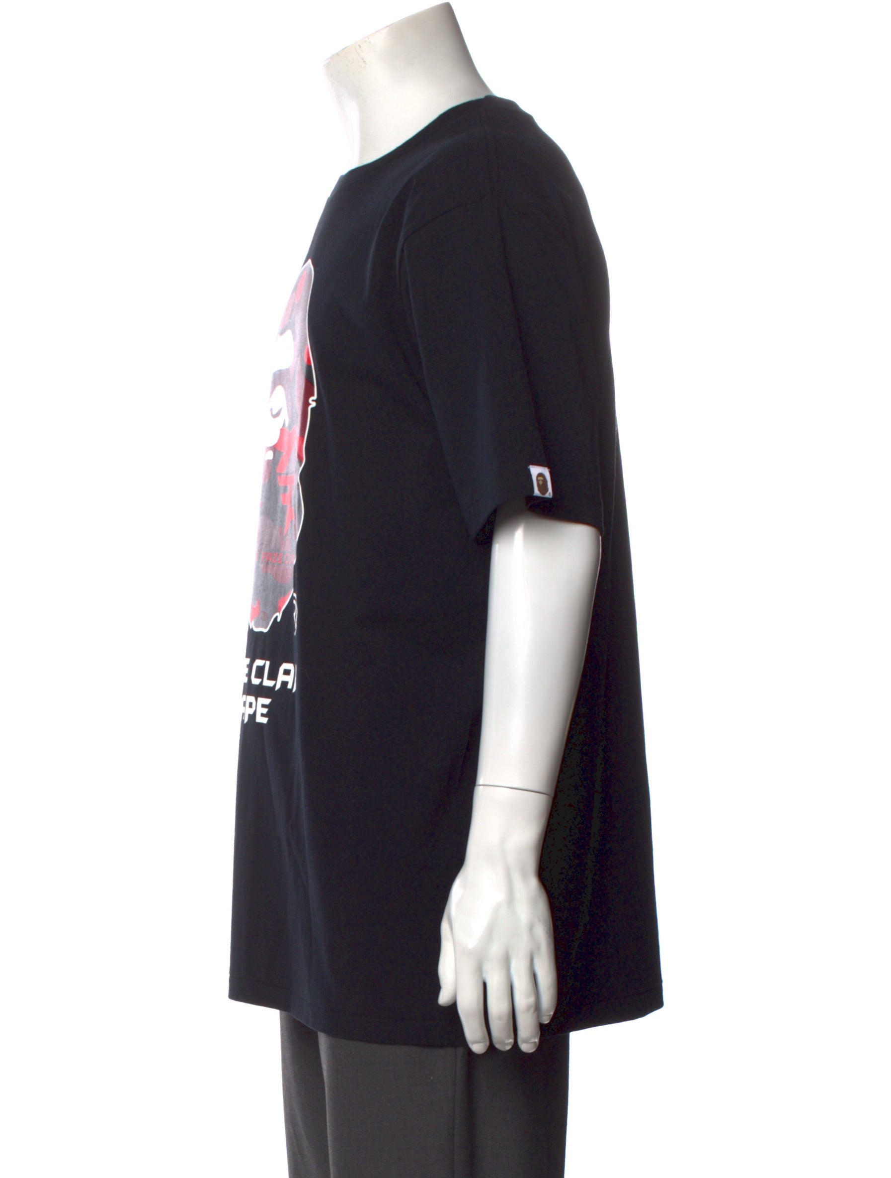 BAPE x Faze Clan Ape Head Graphic Print T-Shirt w/ Tags - Black T ...