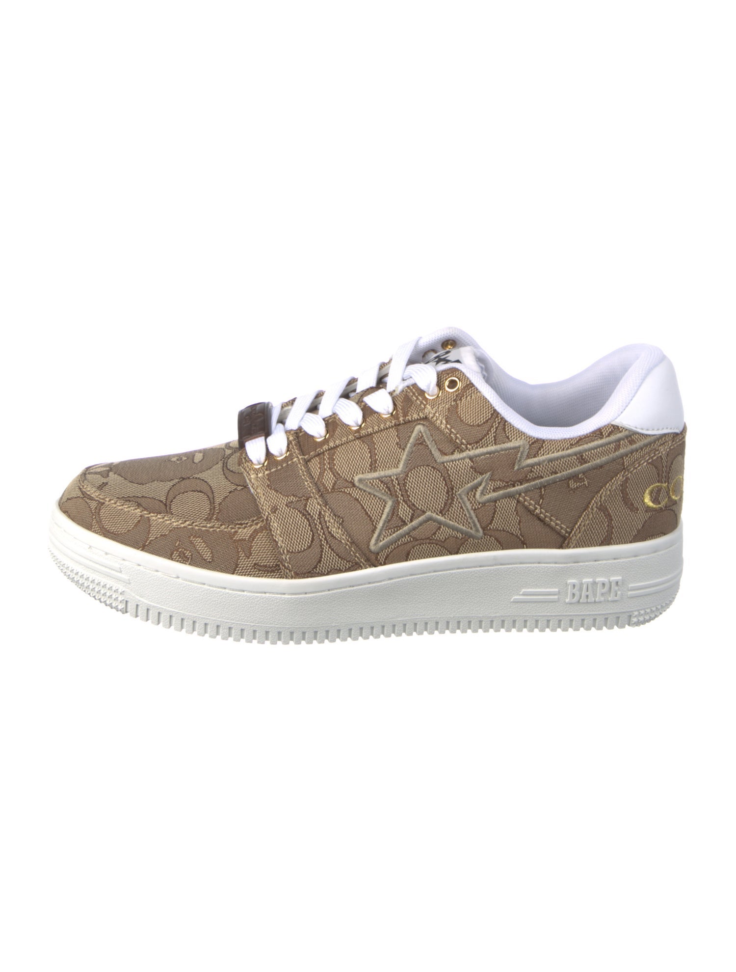 BAPE x Coach BAPESTA Sneakers w/ Tags - Brown Sneakers, Shoes ...