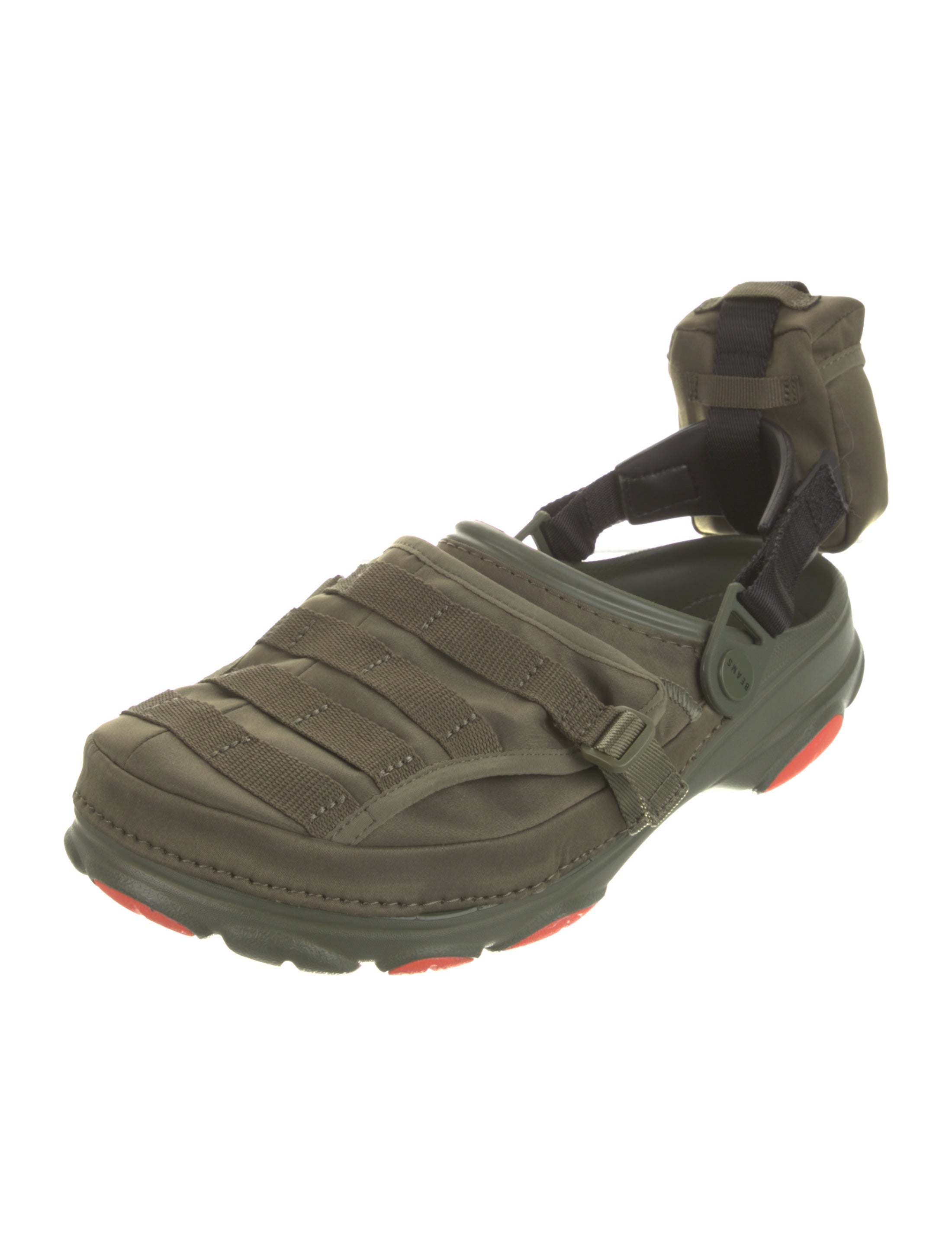 Beams x Crocs Rubber Sandals - Green Sandals, Shoes - WBCER20007 | The ...