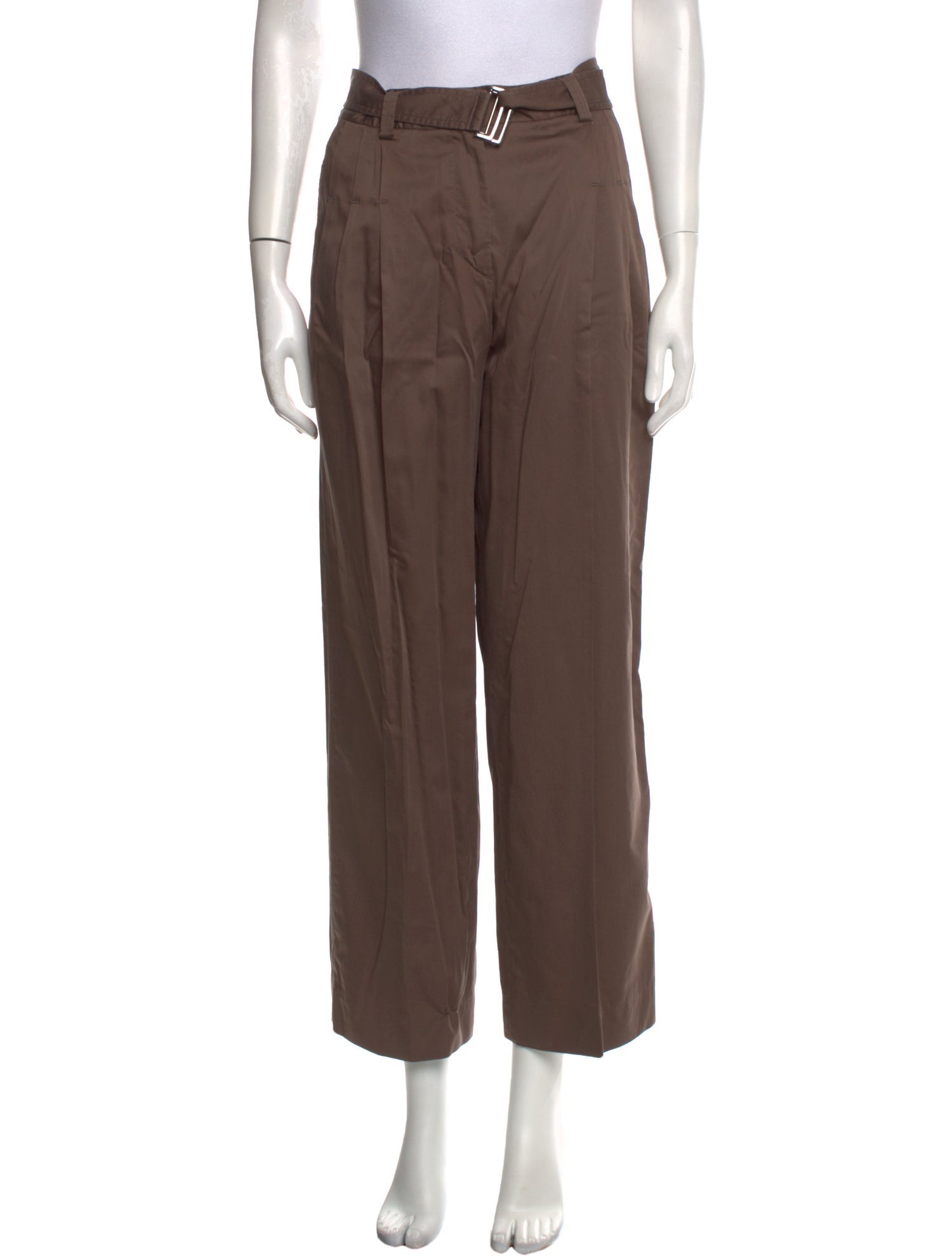 Brunello Cucinelli x Gunex Wide Leg Pants - Brown, 11" Rise Pants ...