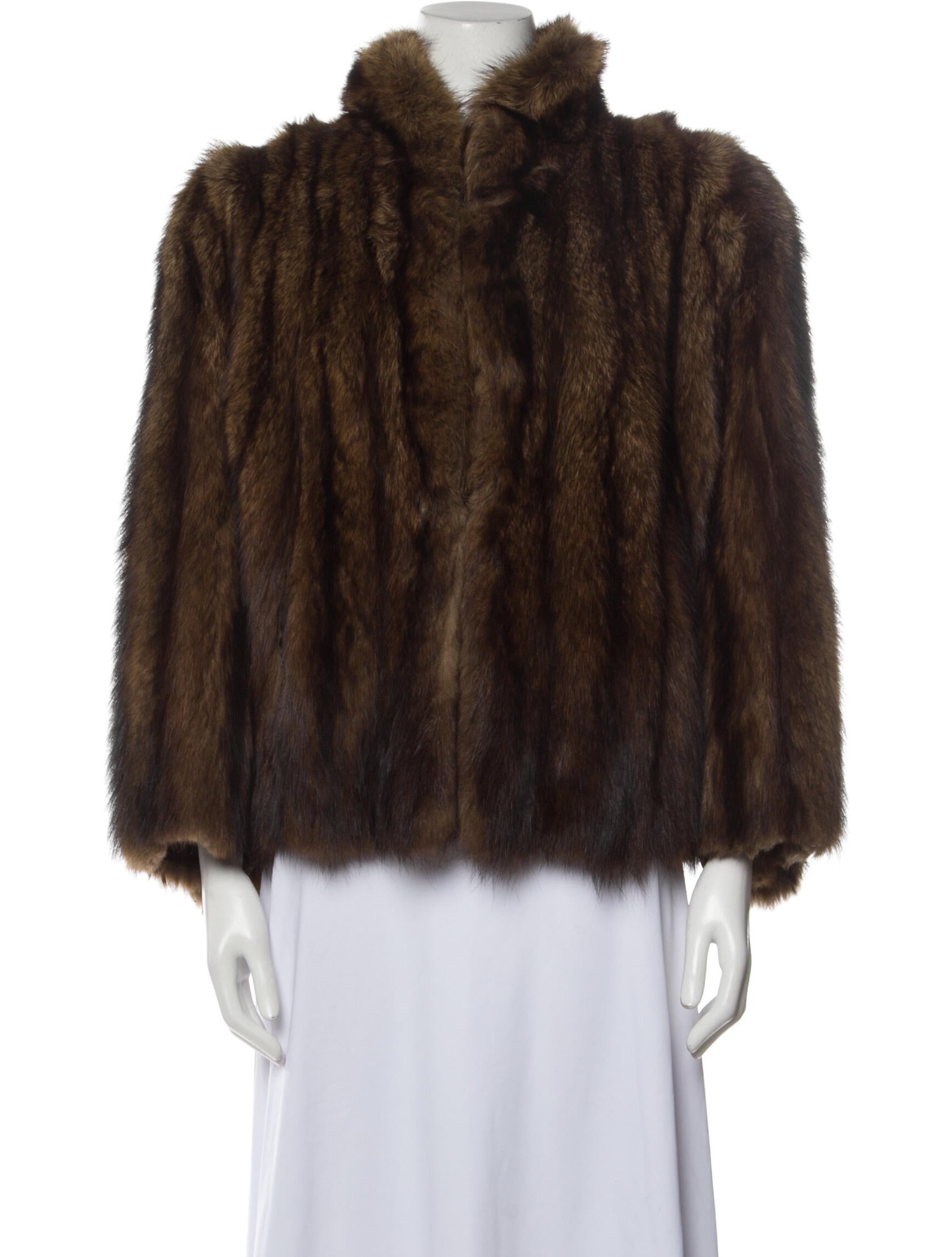 J. Mendel Fox Fur Jacket - Neutrals Jackets, Clothing - JME36084 | The ...