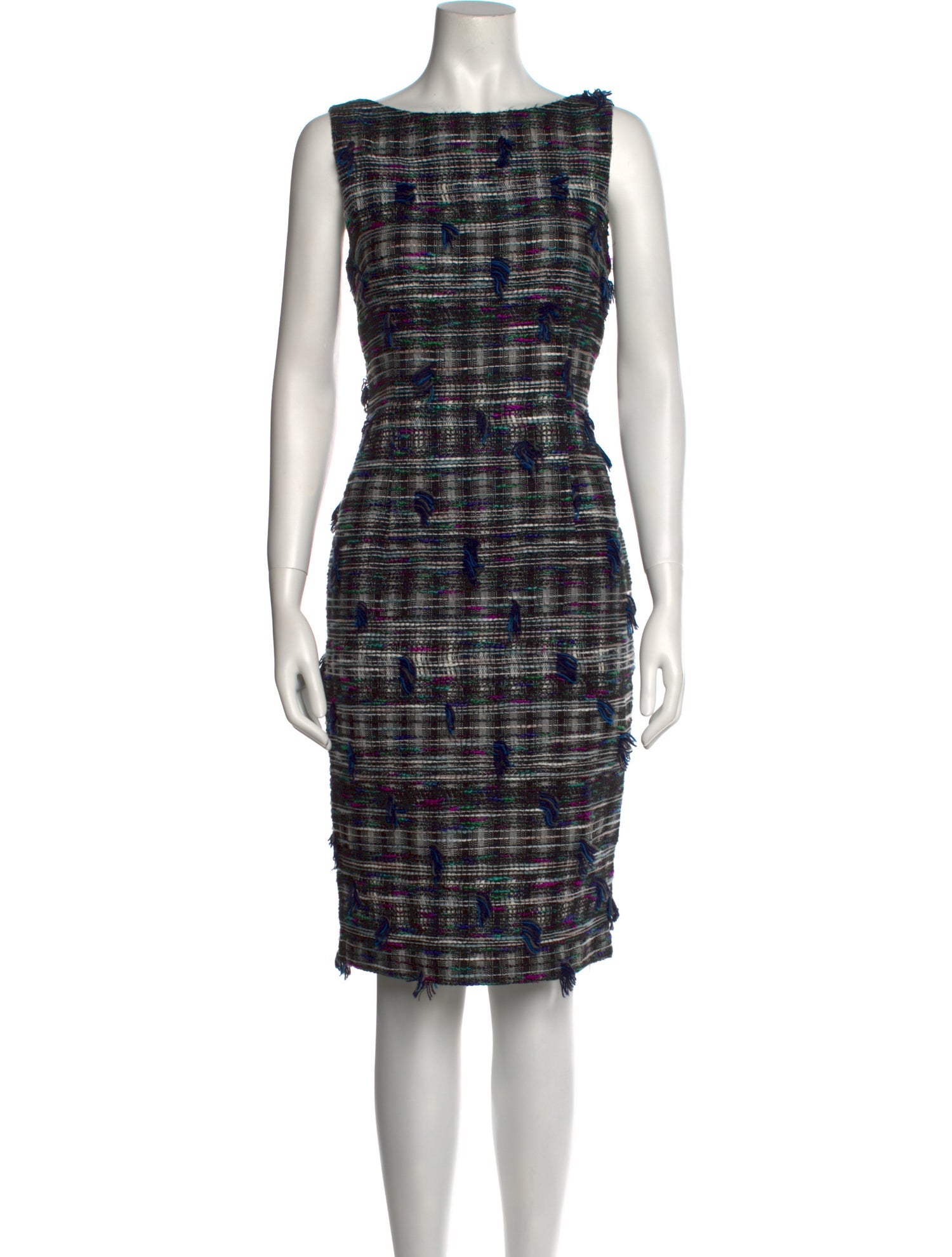 BIGIO Collection Printed Knee-Length Dress - Black Dresses, Clothing ...