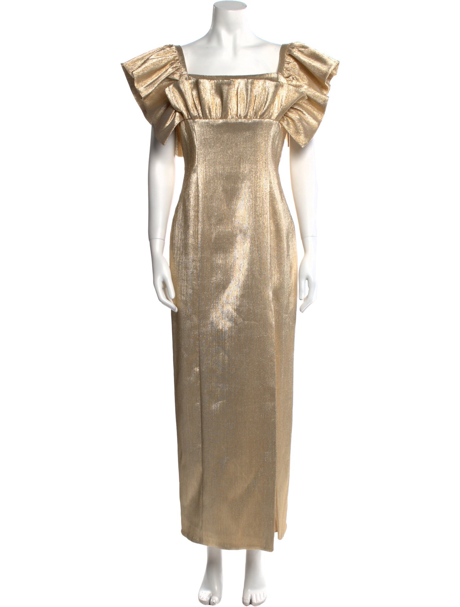 Black Halo Eve by Laurel Berman Square Neckline Long Dress w/ Tags ...