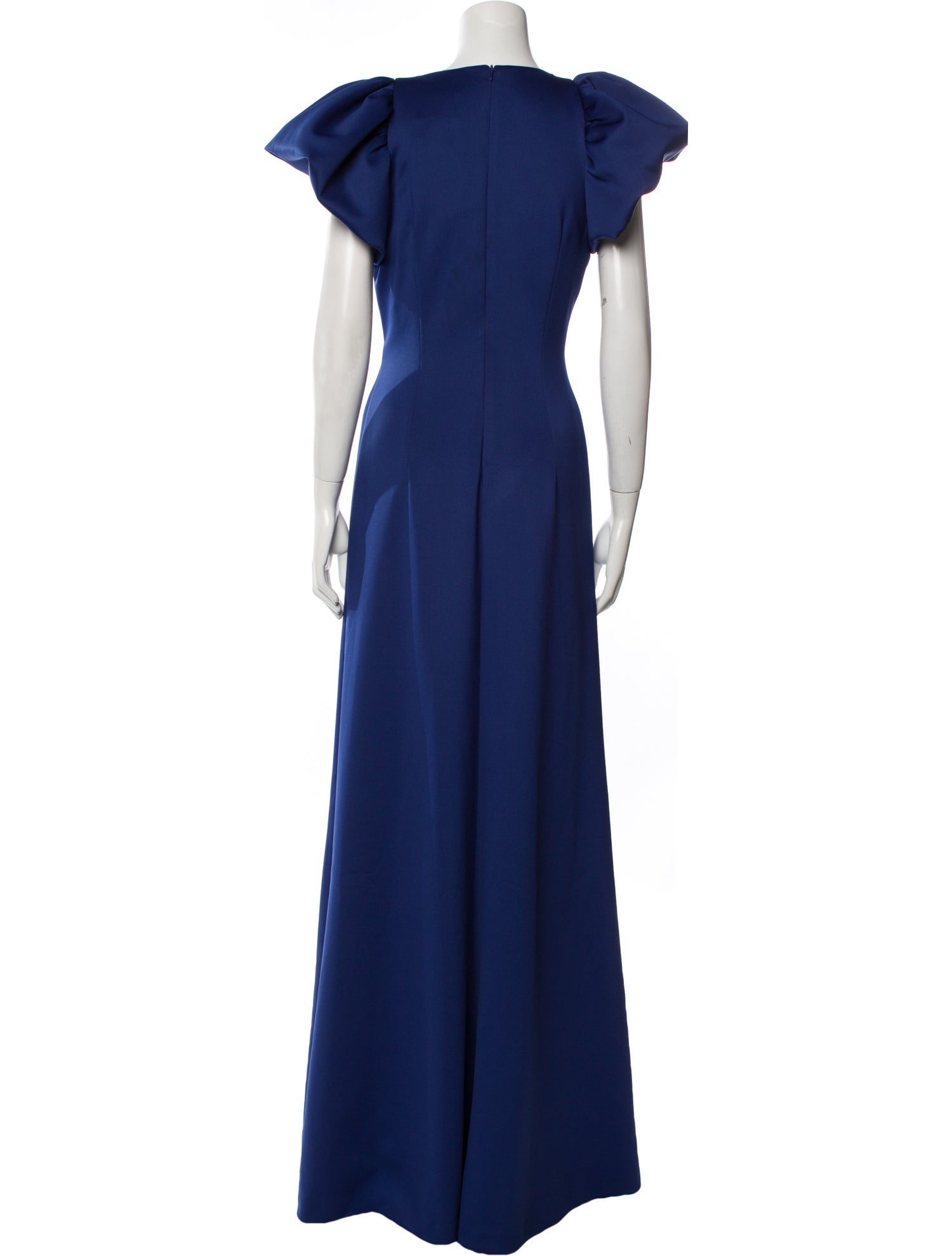 Black Halo Eve by Laurel Berman V-Neck Long Dress w/ Tags - Blue ...