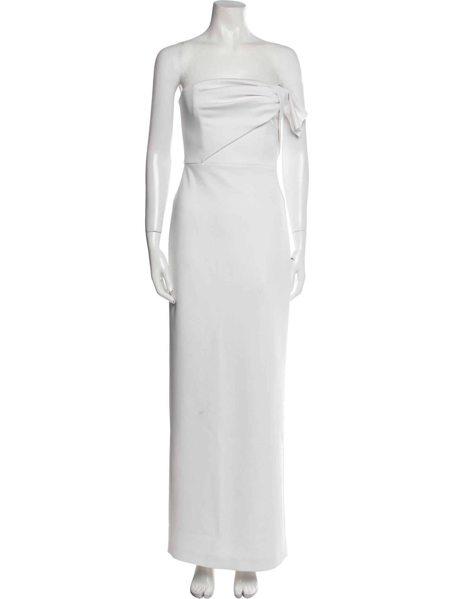 Black Halo Eve by Laurel Berman Strapless Long Dress - White Dresses ...