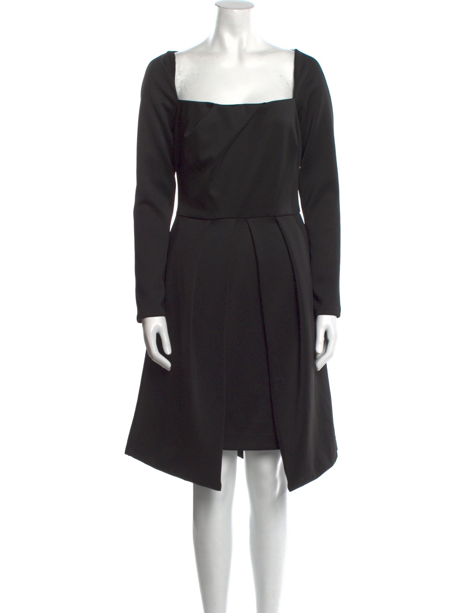 Black Halo Eve by Laurel Berman Silk Knee-Length Dress - Black Dresses ...