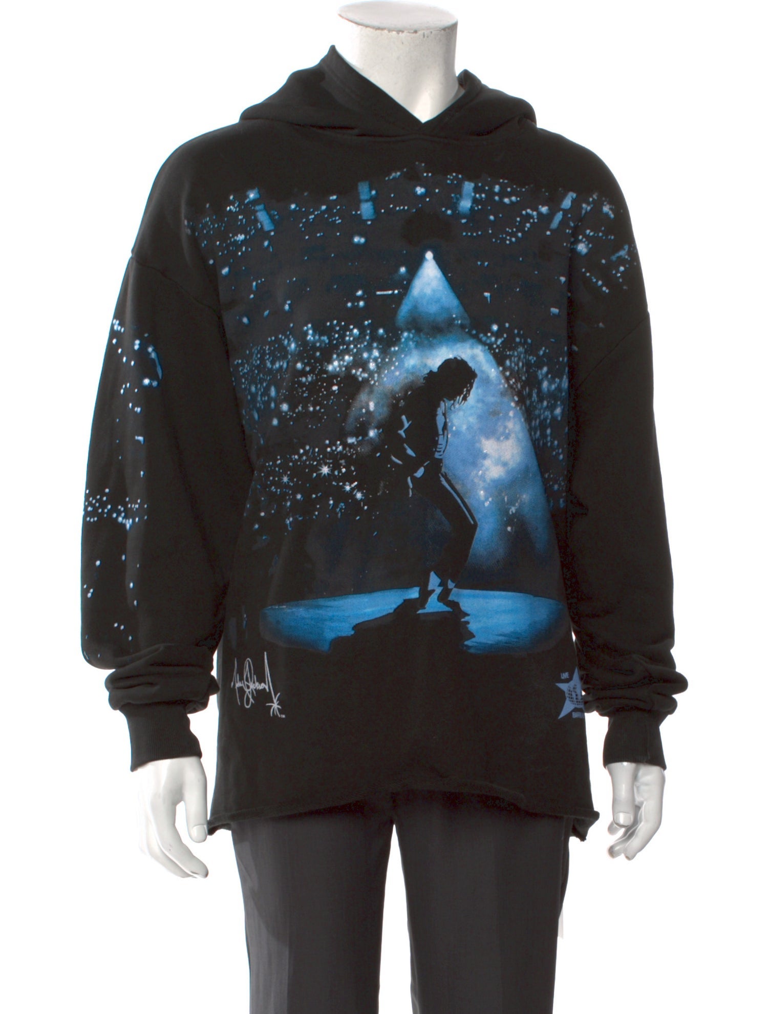 Barriers Worldwide Graphic Print Crew Neck Hoodie - Black Sweatshirts ...