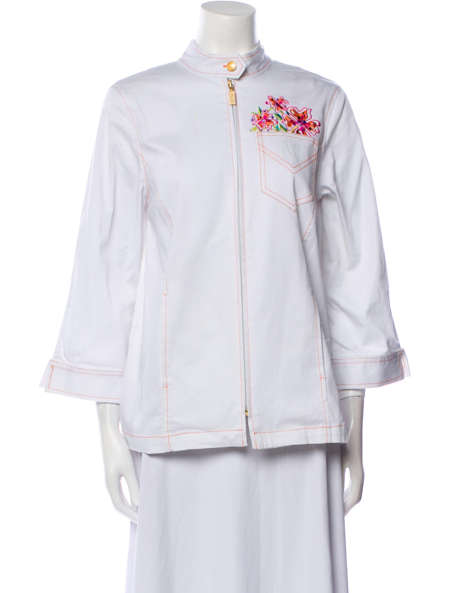 Bob Mackie Wearable Art Evening Jacket - White Jackets, Clothing ...