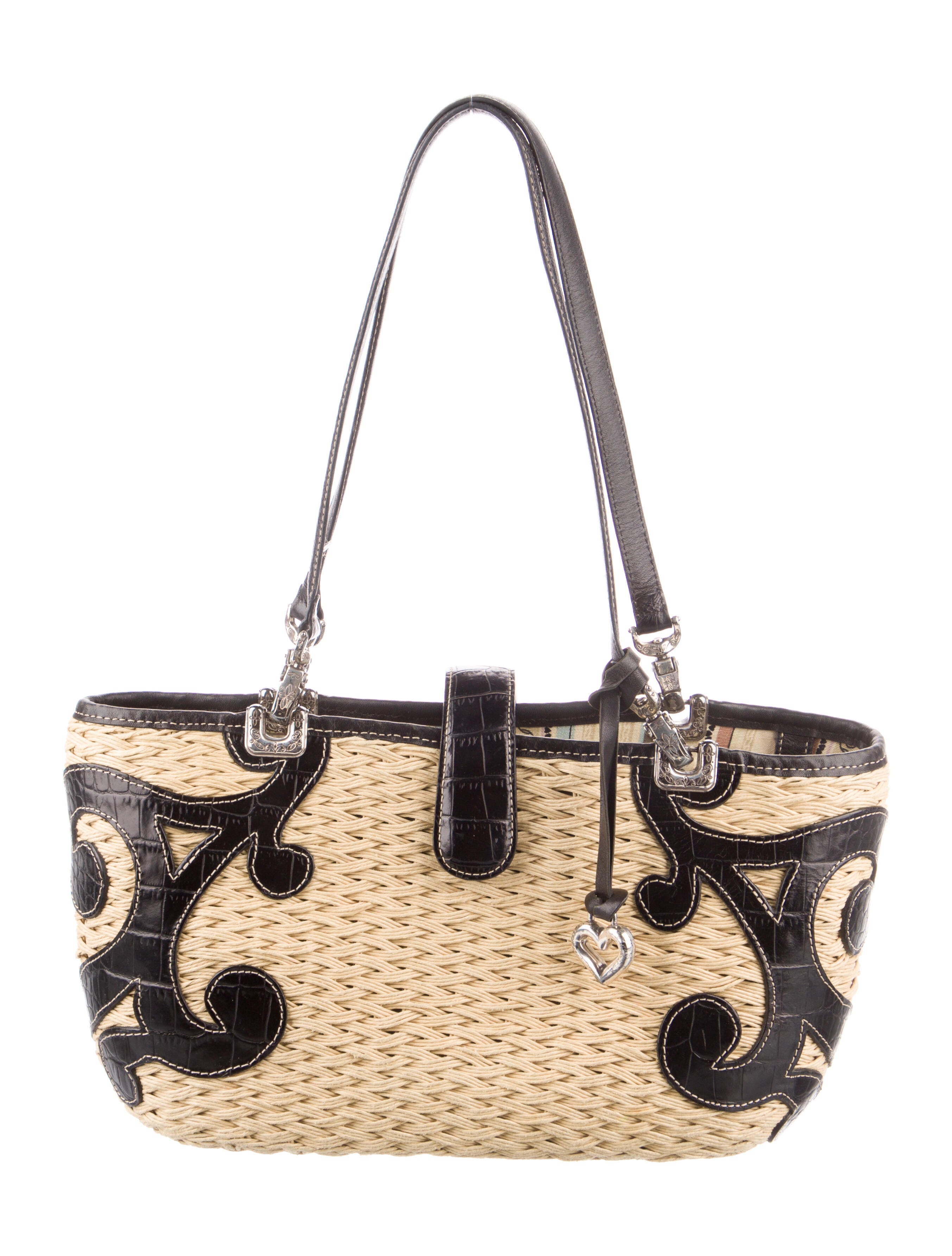 Brighton Raffia Tote Bag - Neutrals Totes, Handbags - WBNRO20513 | The ...