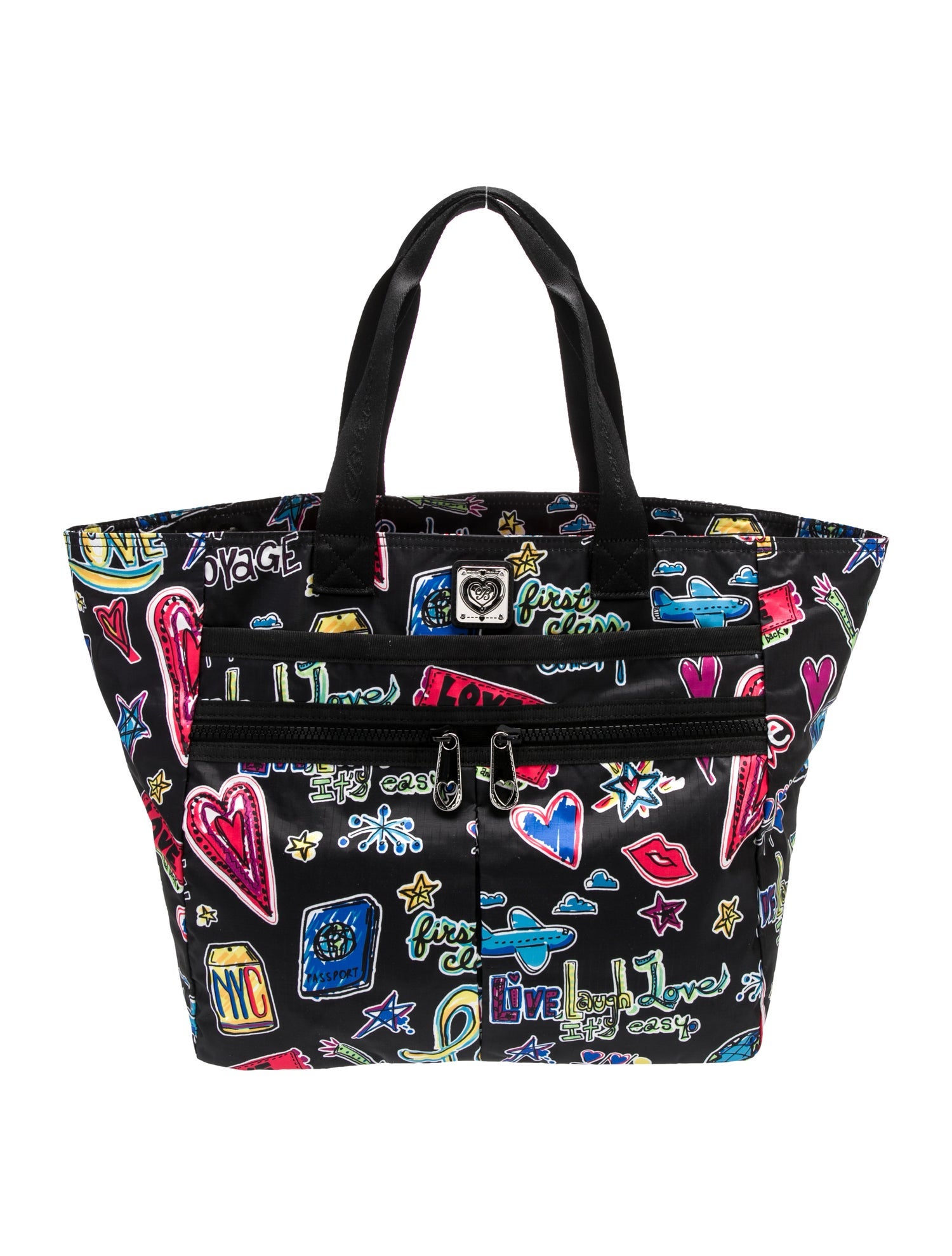 Brighton Nylon Tote Bag - Black Totes, Handbags - WBNRO21726 | The RealReal
