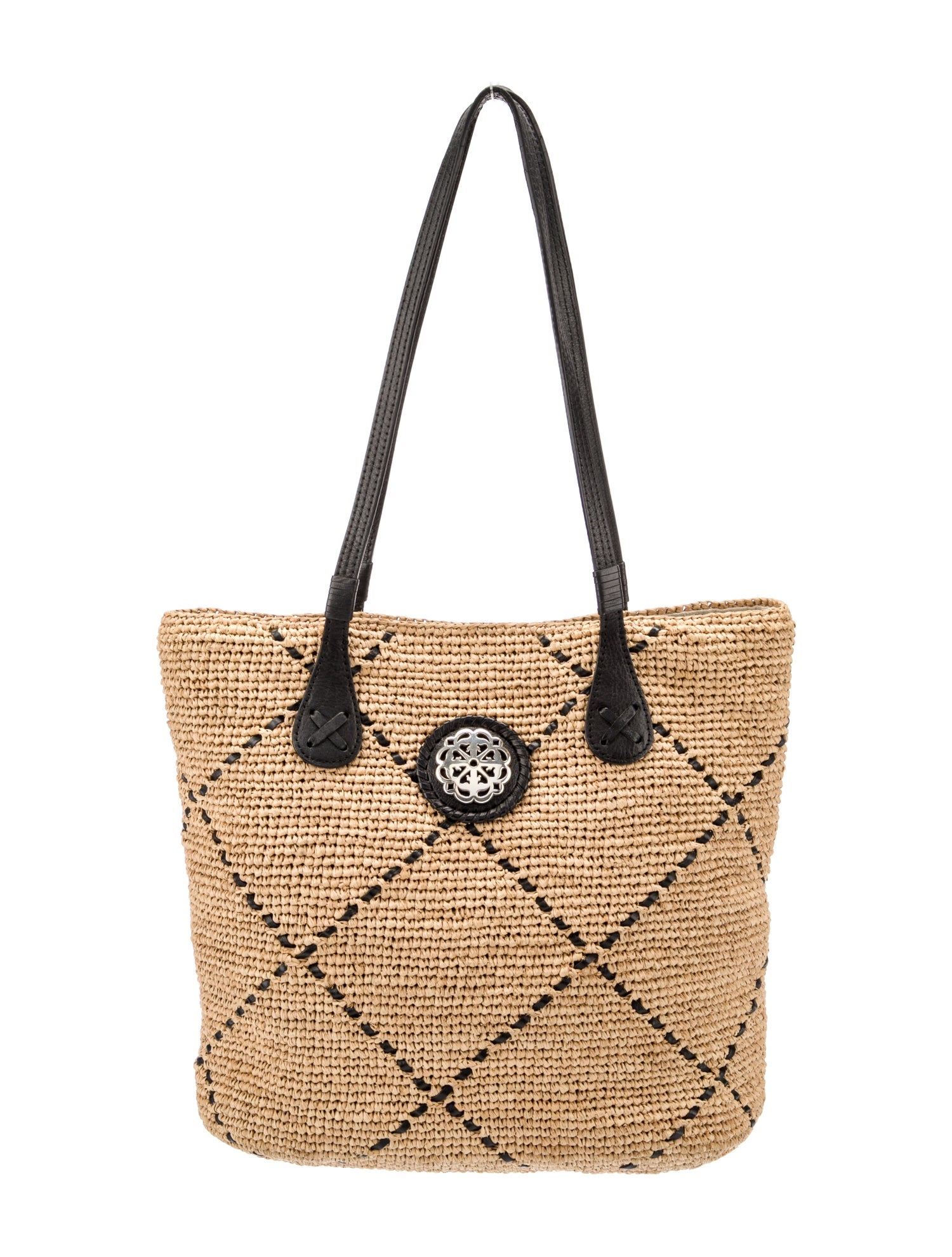 Brighton Raffia Tote - Neutrals Totes, Handbags - WBNRO22793 | The RealReal