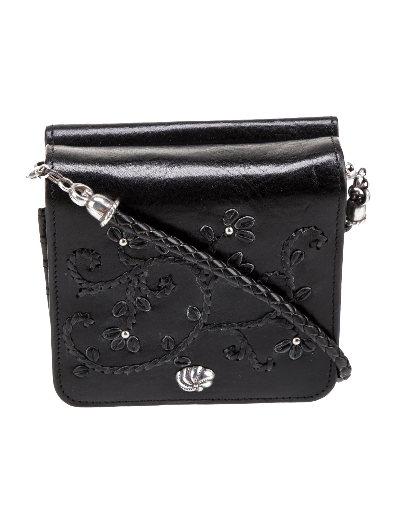 Brighton Leather Crossbody Bag w/ Tags - Black Crossbody Bags, Handbags - WBNRO23363 | The RealReal