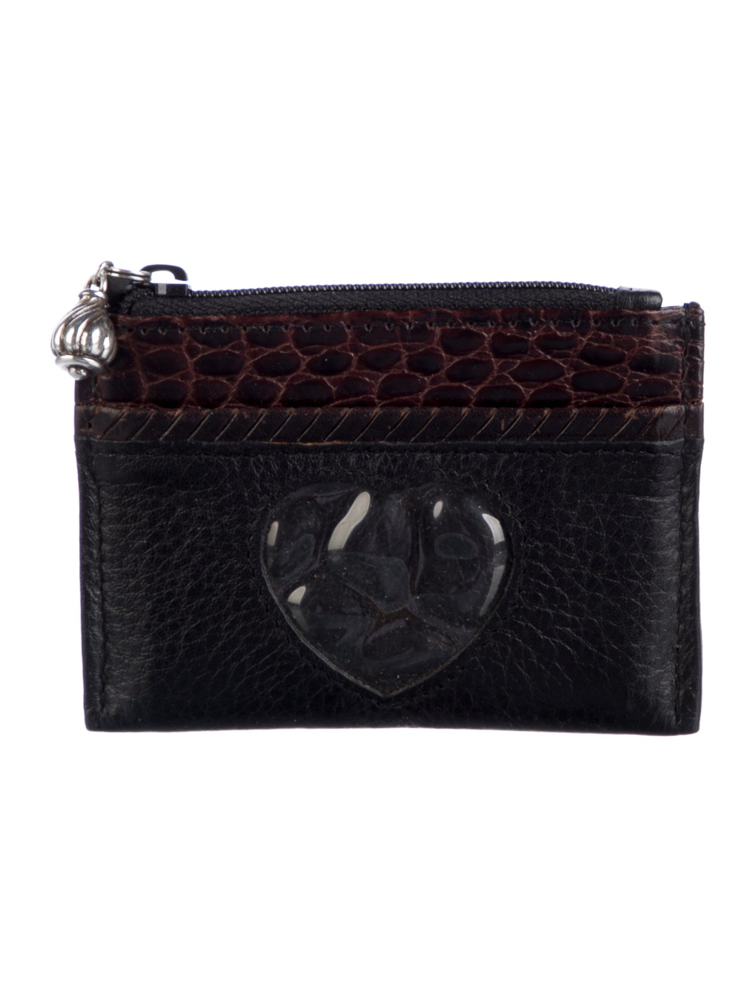 Brighton Embossed Leather Printed Wallet - Brown Wallets, Accessories ...