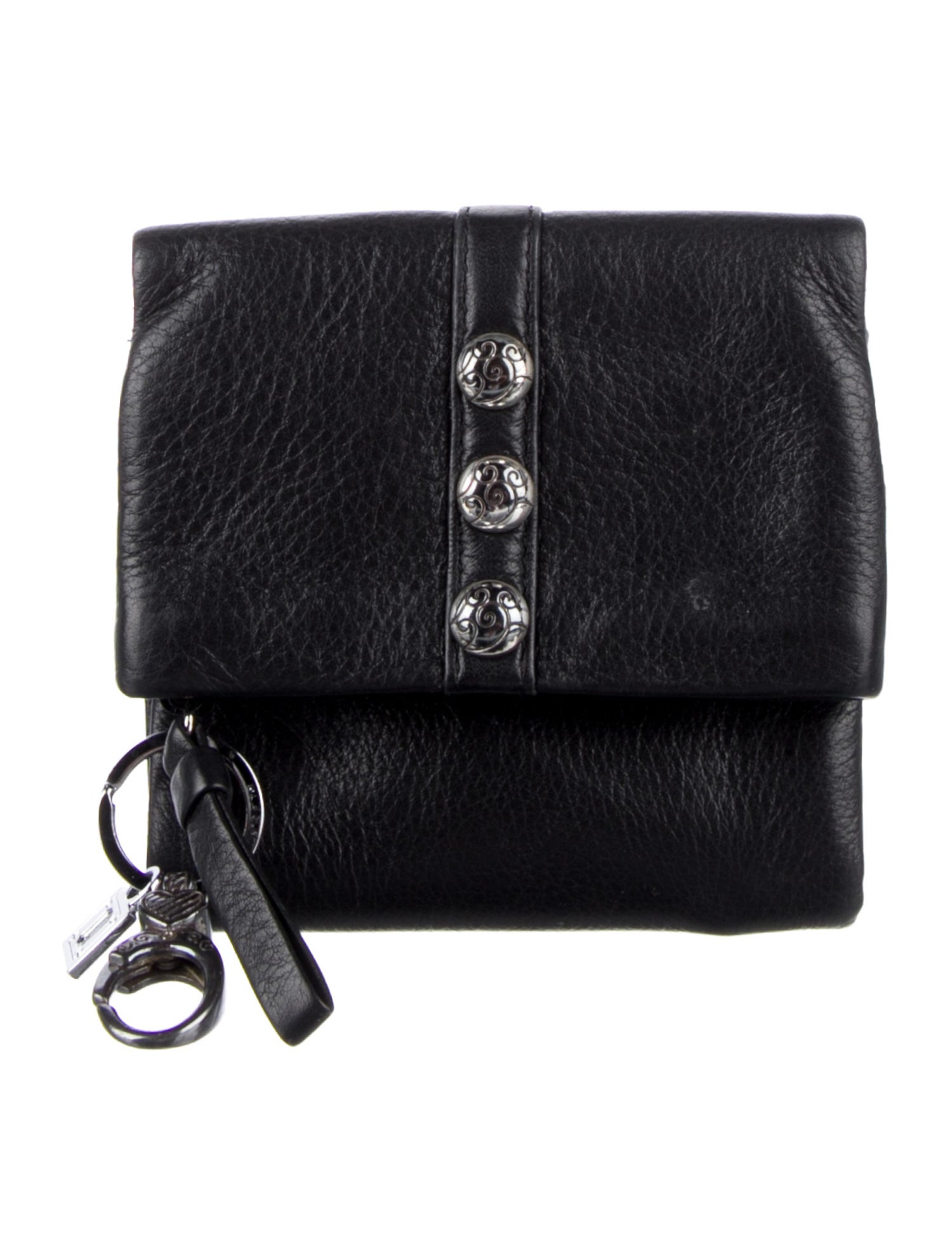 Brighton Leather Trifold Wallet - Black Wallets, Accessories ...