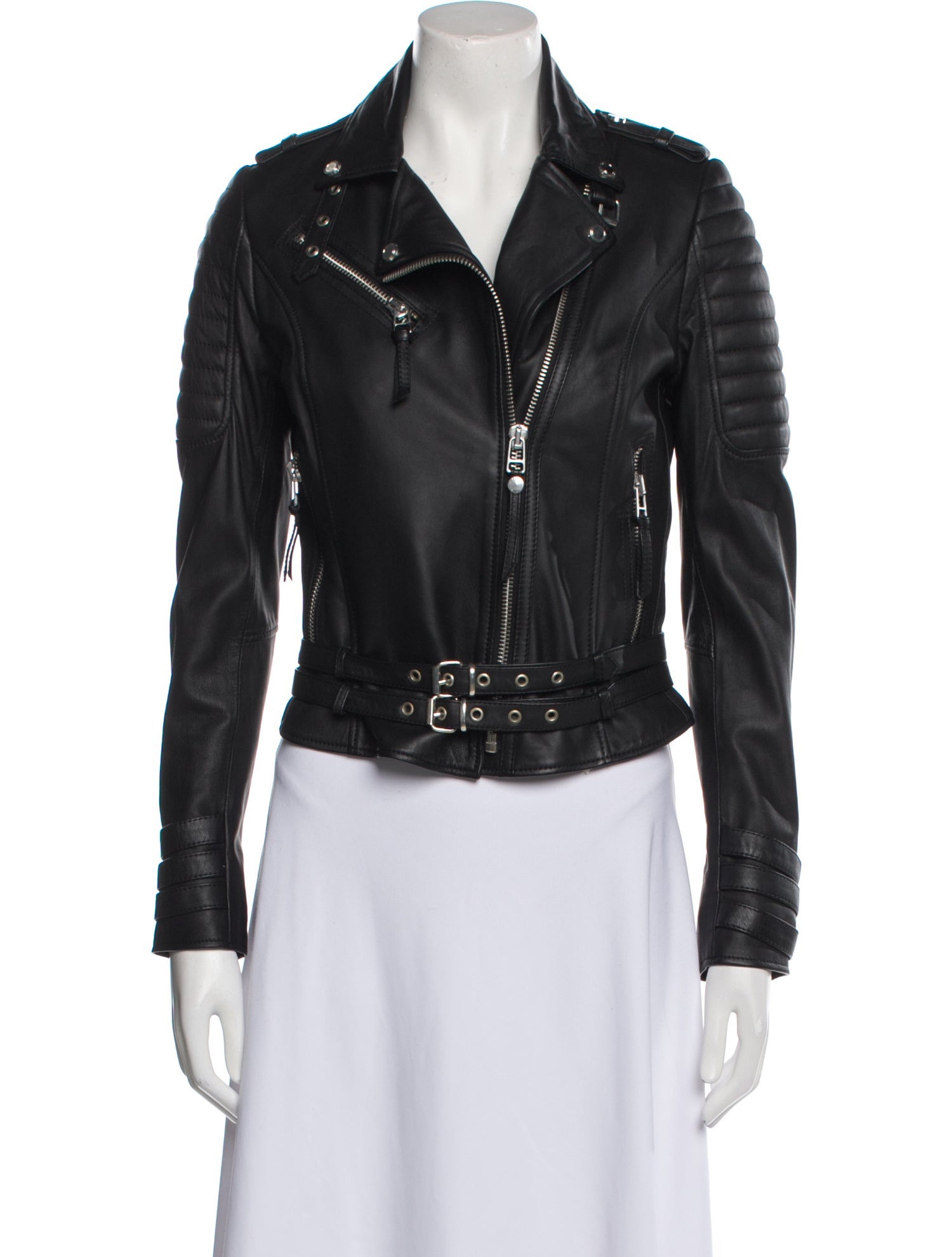 Boda Skins Leather Biker Jacket - Black Jackets, Clothing - WBODA20258 ...