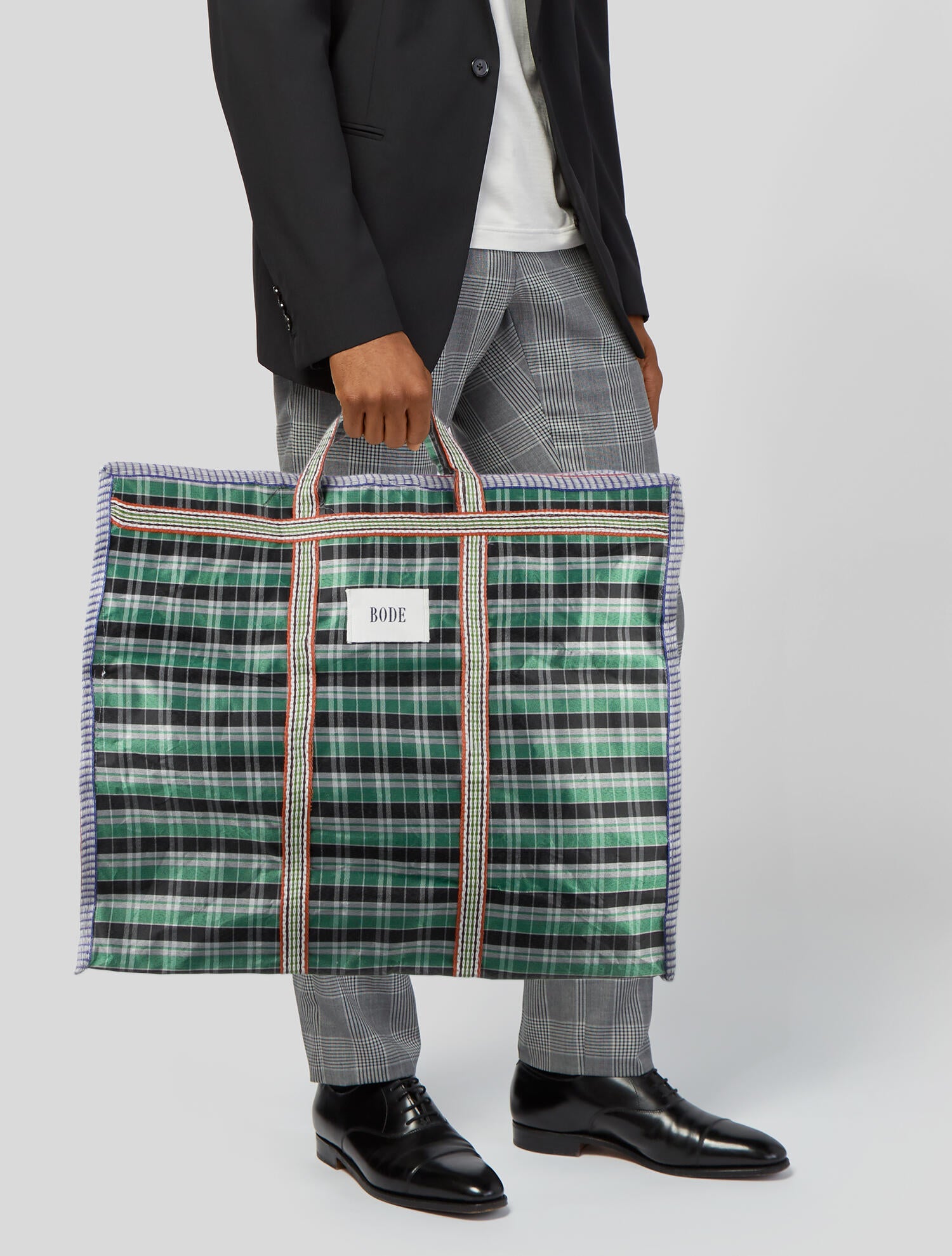 BODE Plaid Shopper Tote - Totes, Bags - WBODE20796 | The RealReal