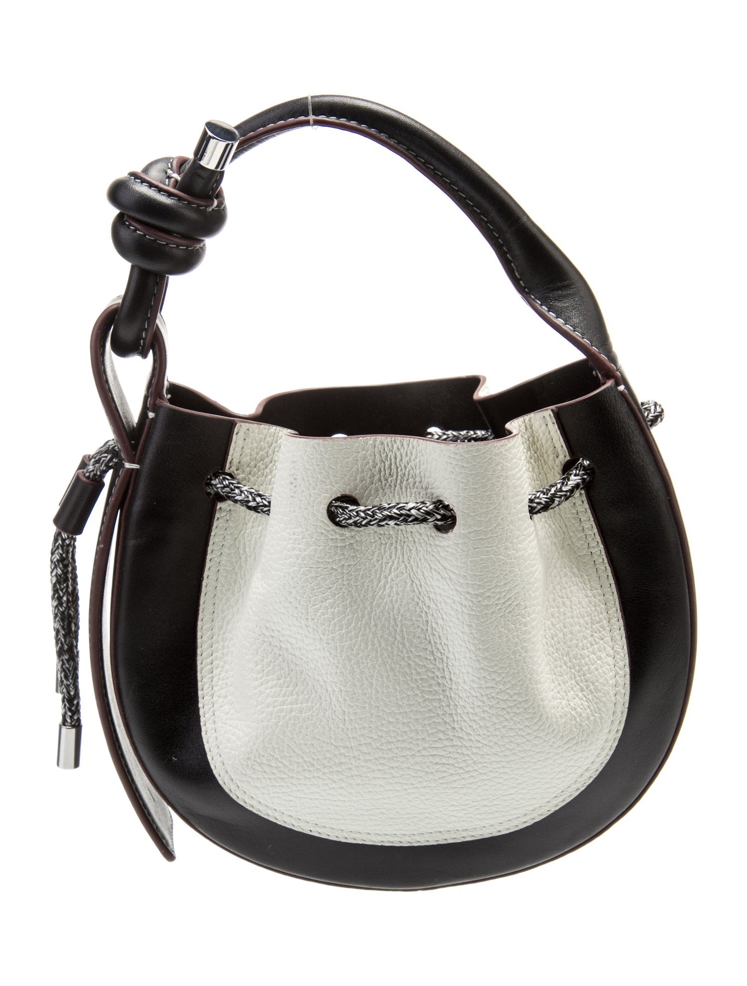 behno Leather Top Handle Bag - Black Handle Bags, Handbags - WBOEN20210 ...