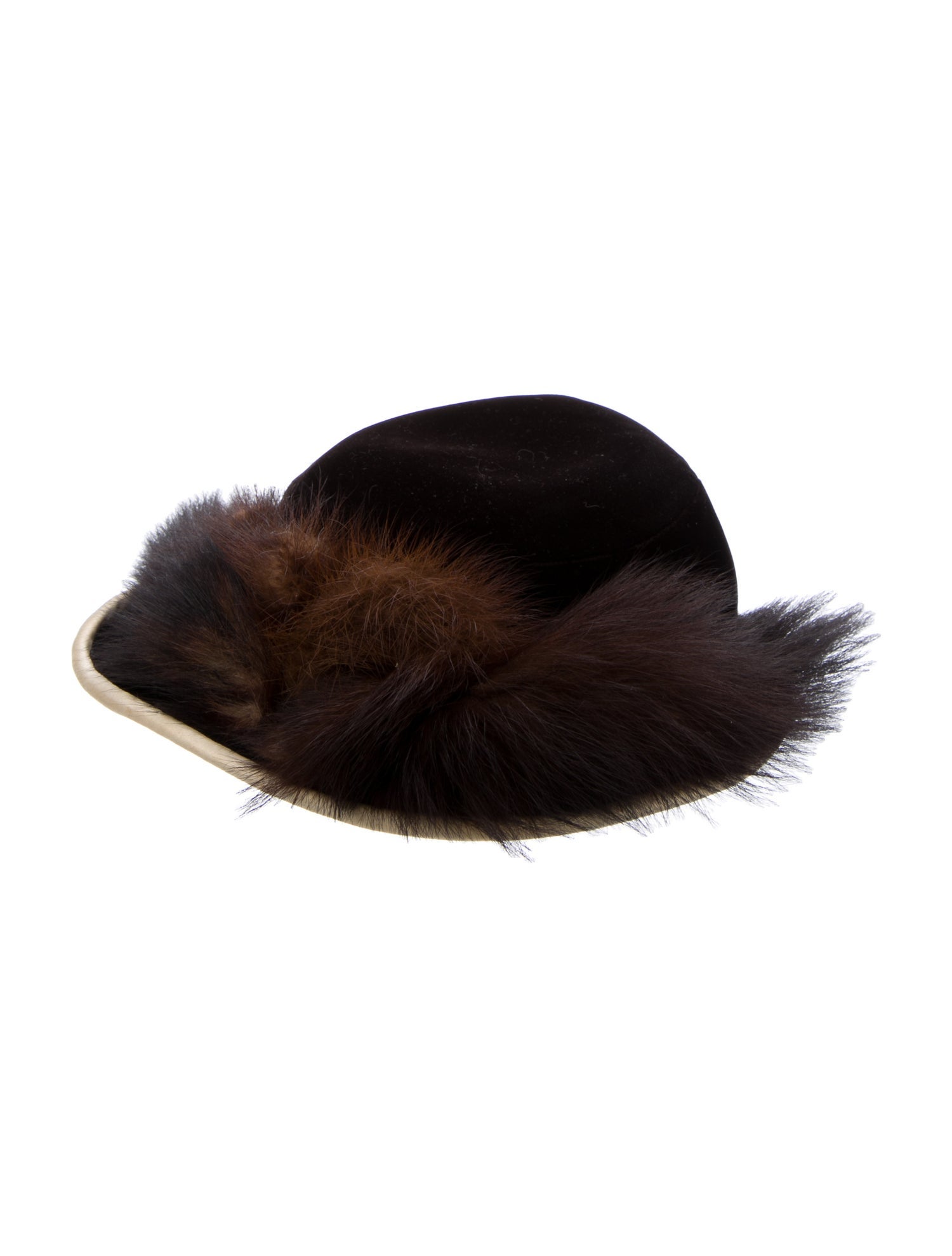 Bonwit Teller Velvet Evening Hat - Black Hats, Accessories - WBONW20555 ...