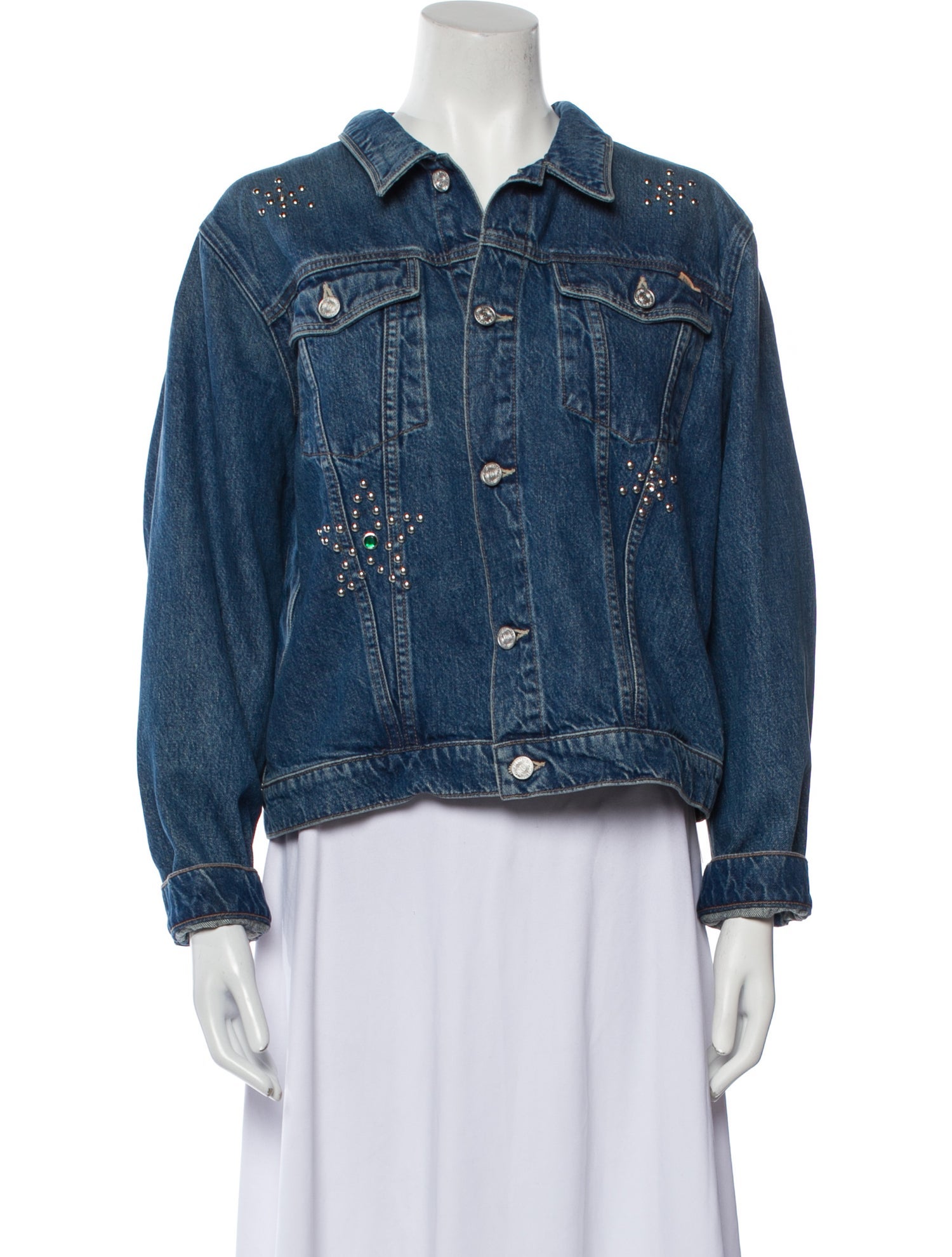 Bowie x Mother Denim Jacket - Blue Jackets, Clothing - WBOWE20053 | The ...