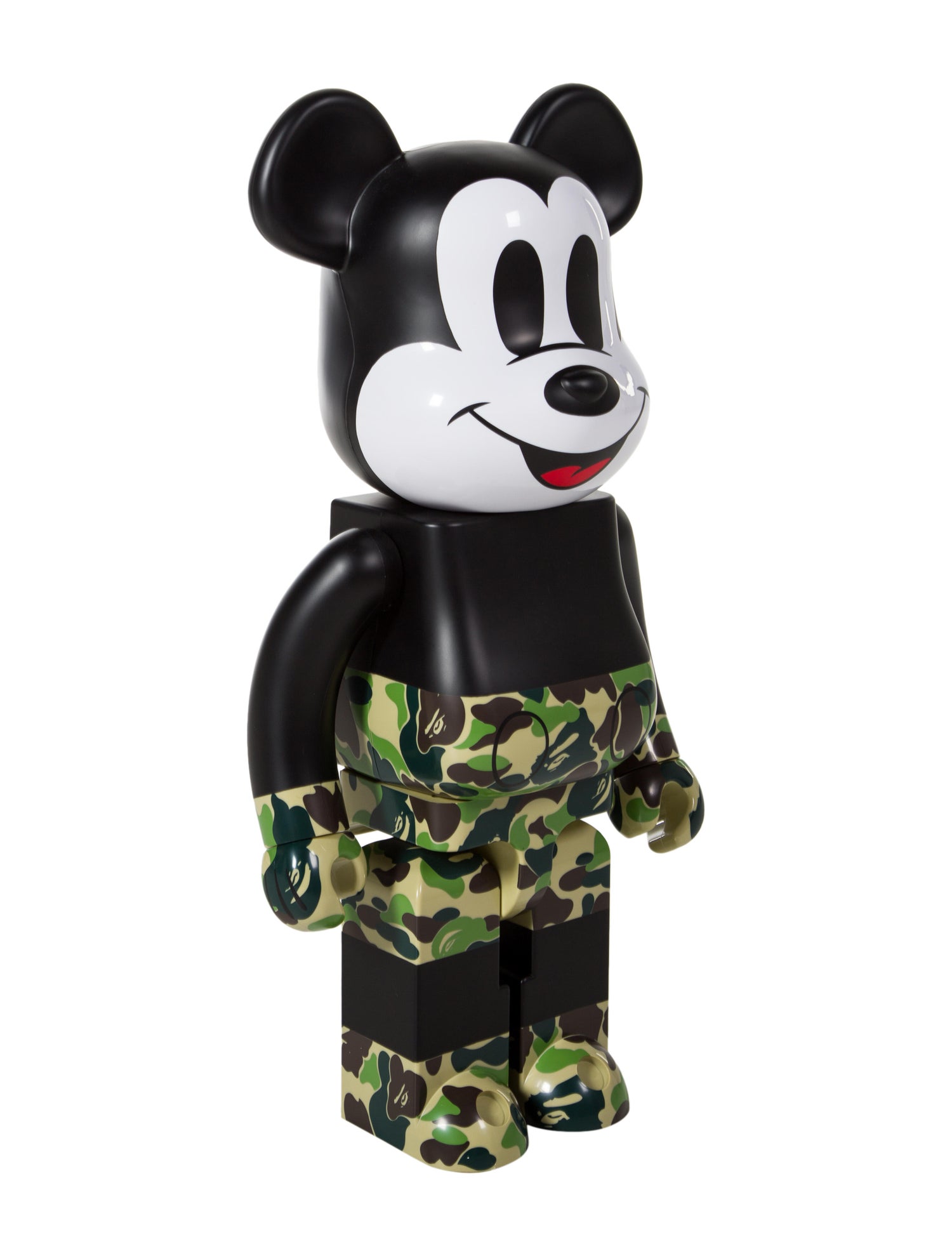 Bearbrick x BAPE x Mickey Mouse 1000% Figure - 90th Anniversary - Black ...