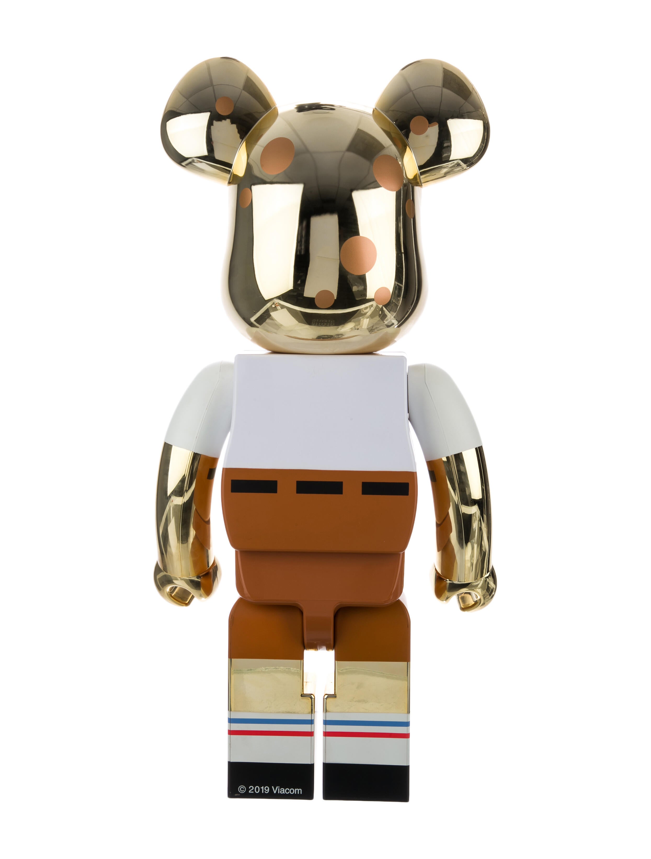 Bearbrick 2019 Spongebob Squarepants Gold Chrome 1000% Figure - Gold ...