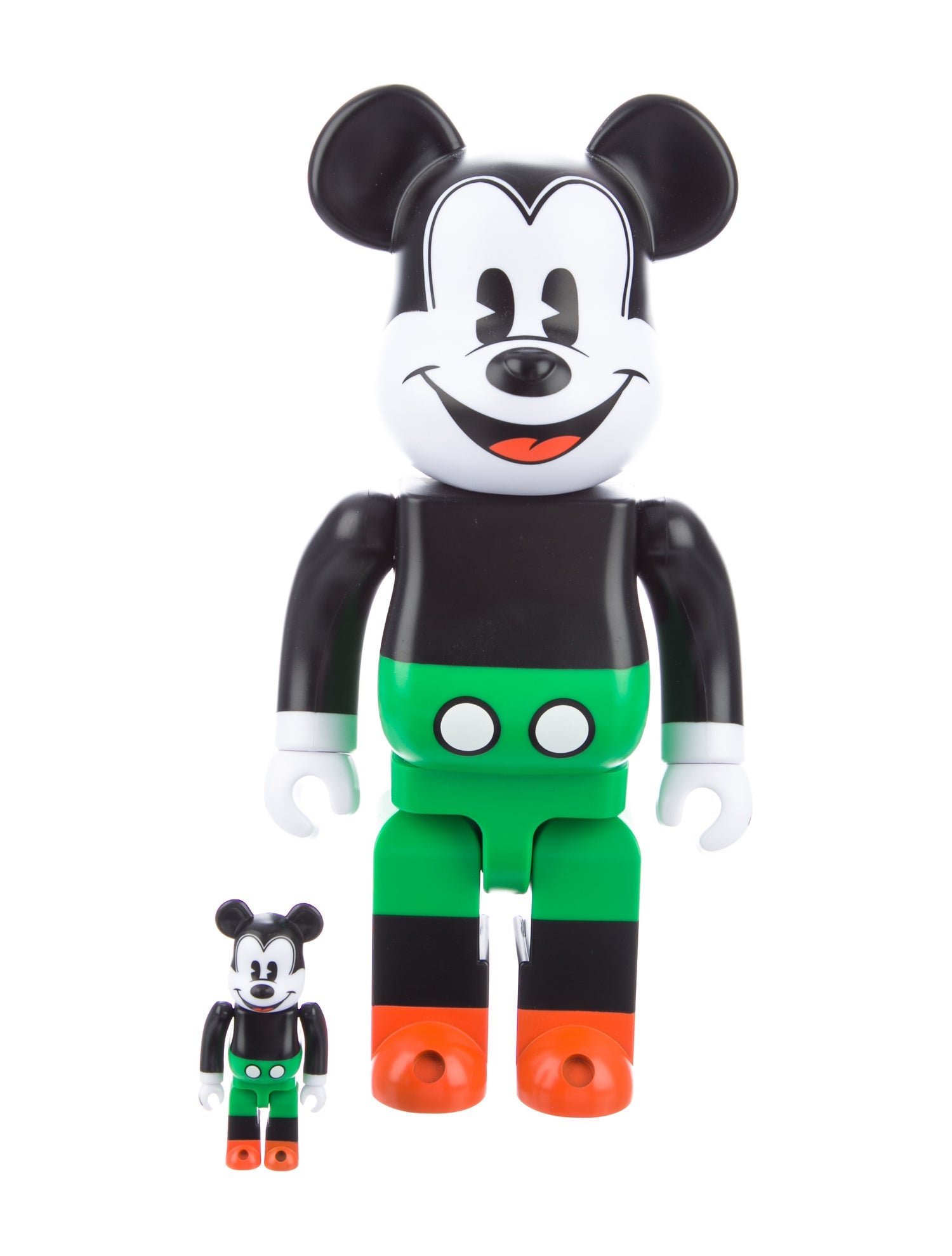 Bearbrick x Disney Mickey Mouse 1930s Poster 100% & 400% Set - Black ...