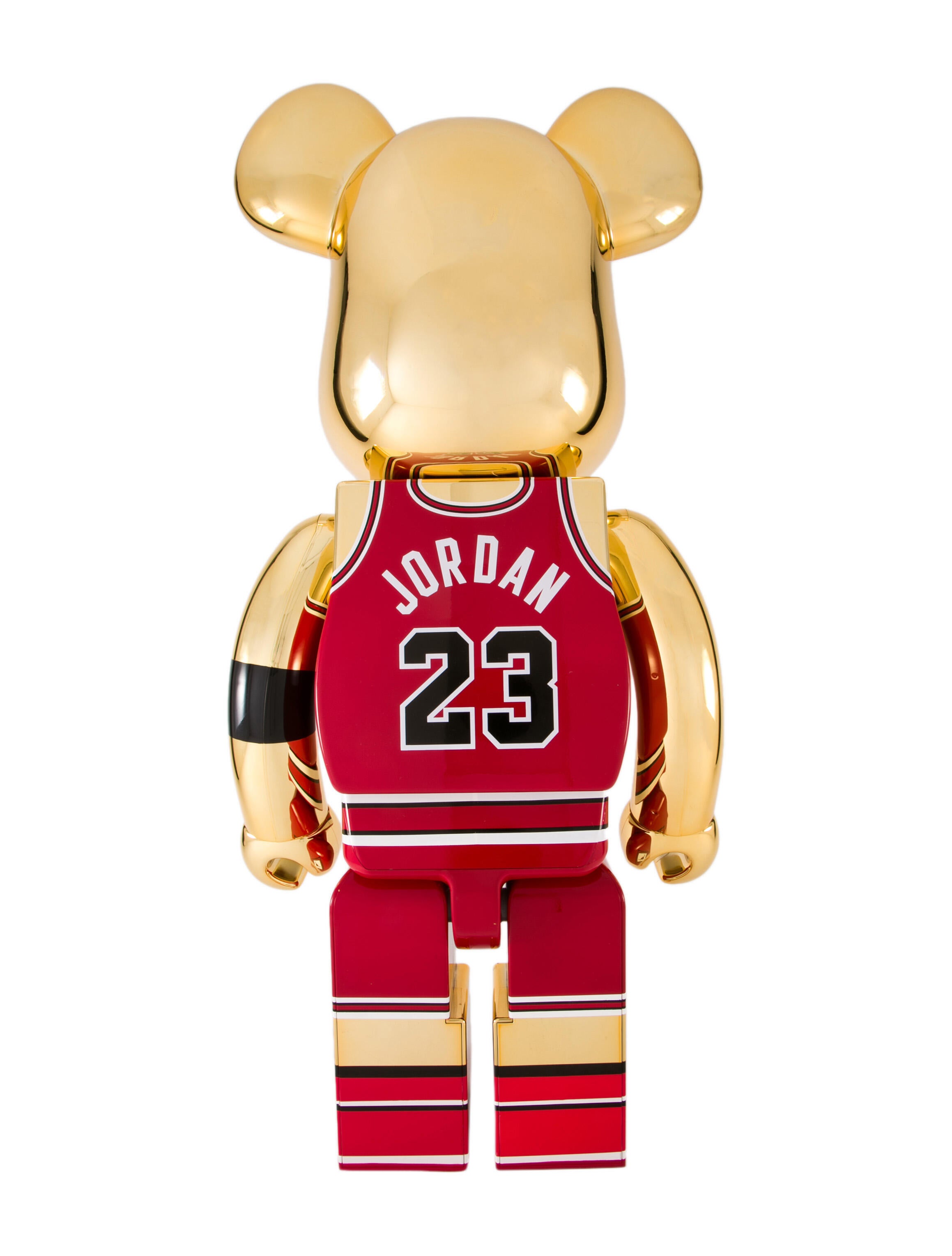 Bearbrick Michael Jordan 1985 Rookie Jersey 1000% - Gold Decorative Accents, Decor & Accessories ...