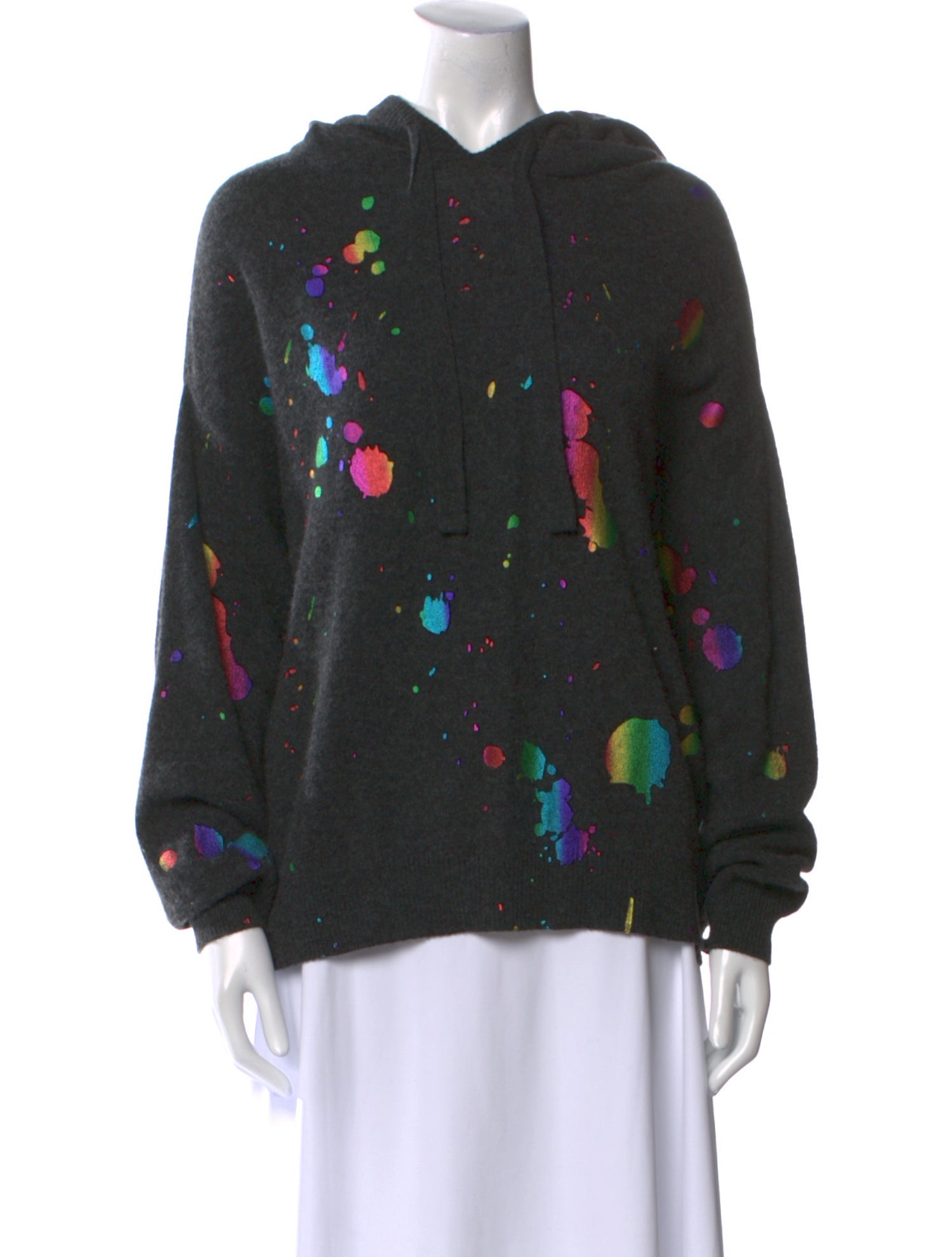 Brodie Printed Crew Neck Sweater - Grey Knitwear, Clothing - WBROD22692 ...