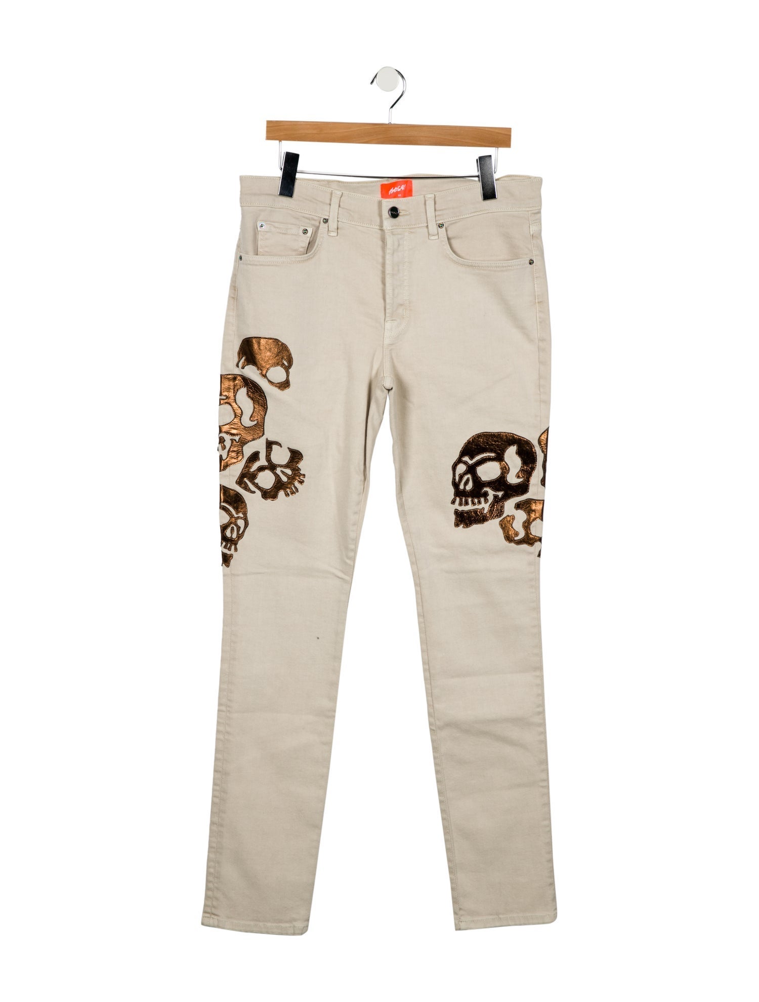 Bossi Sportswear Slim Fit Jeans w/ Tags - Neutrals, 10.25" Rise Jeans ...