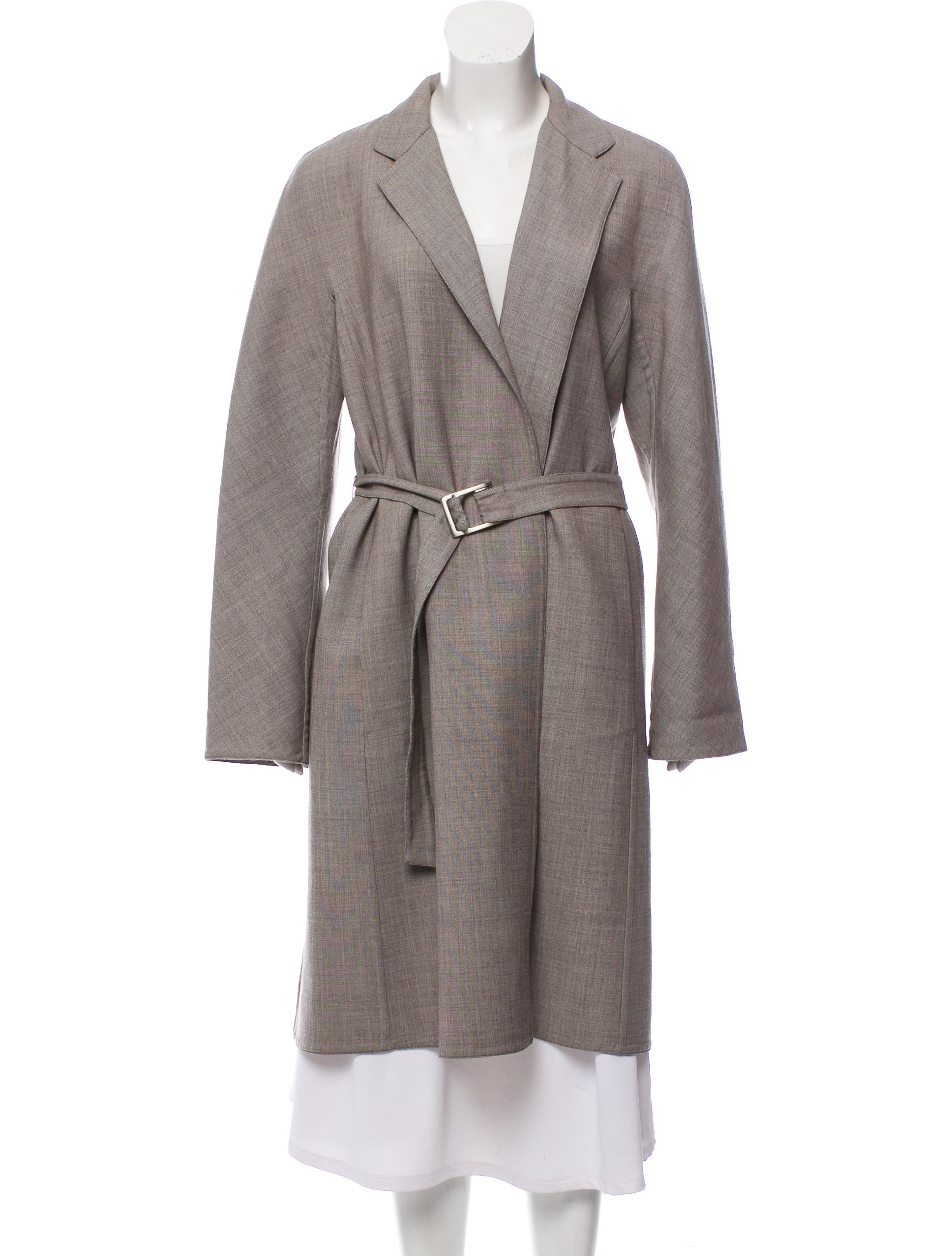 Boss by Hugo Boss Wool Long Coat - Clothing - WBSSH21577 | The RealReal