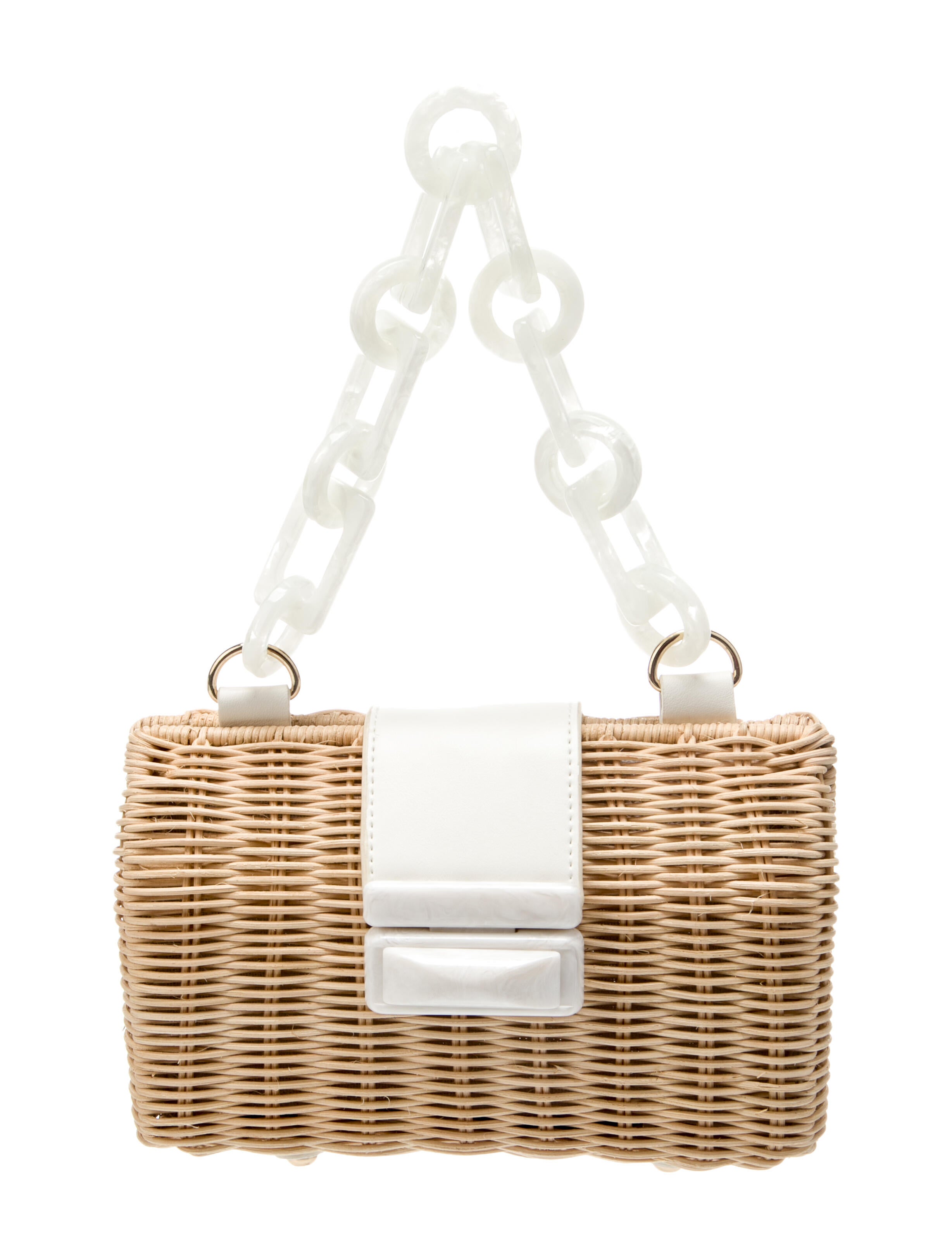 btb Straw Top Handle Bag - Neutrals Handle Bags, Handbags - WBTBL20181 ...