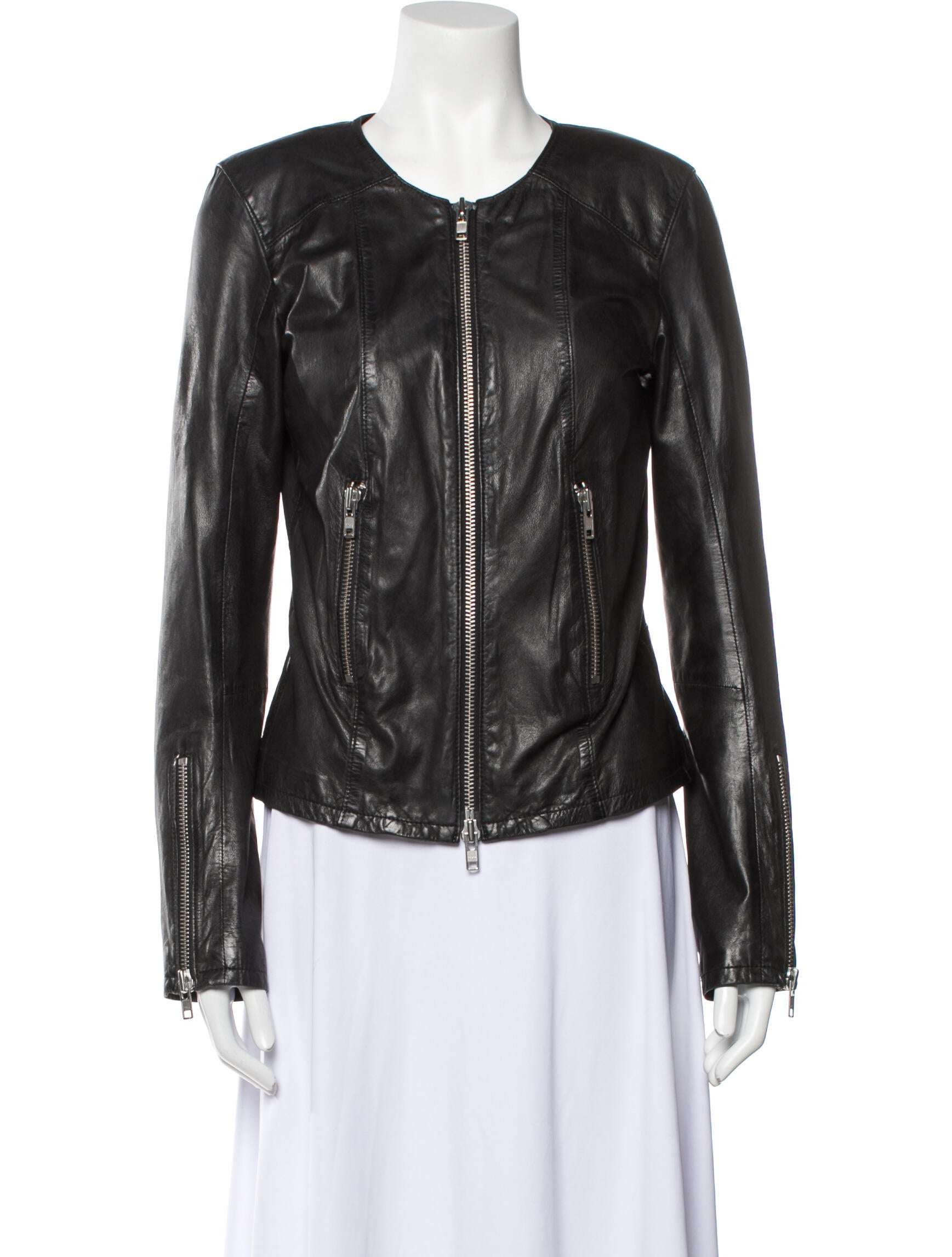 Bully Leather Biker Jacket - Black Jackets, Clothing - WBULY20008 | The ...