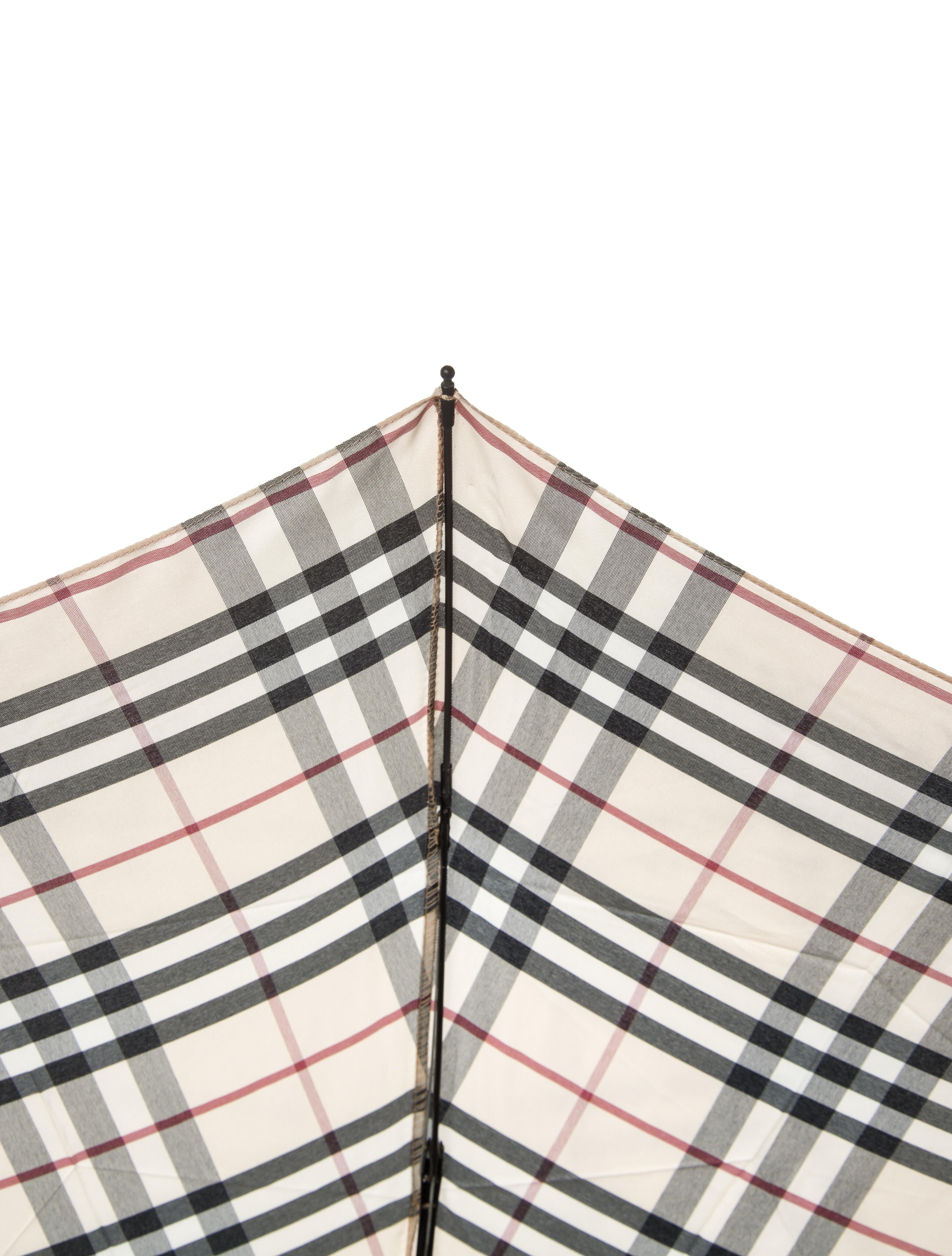 Burberry London House Check Micro Mini Umbrella - Neutrals Umbrellas ...