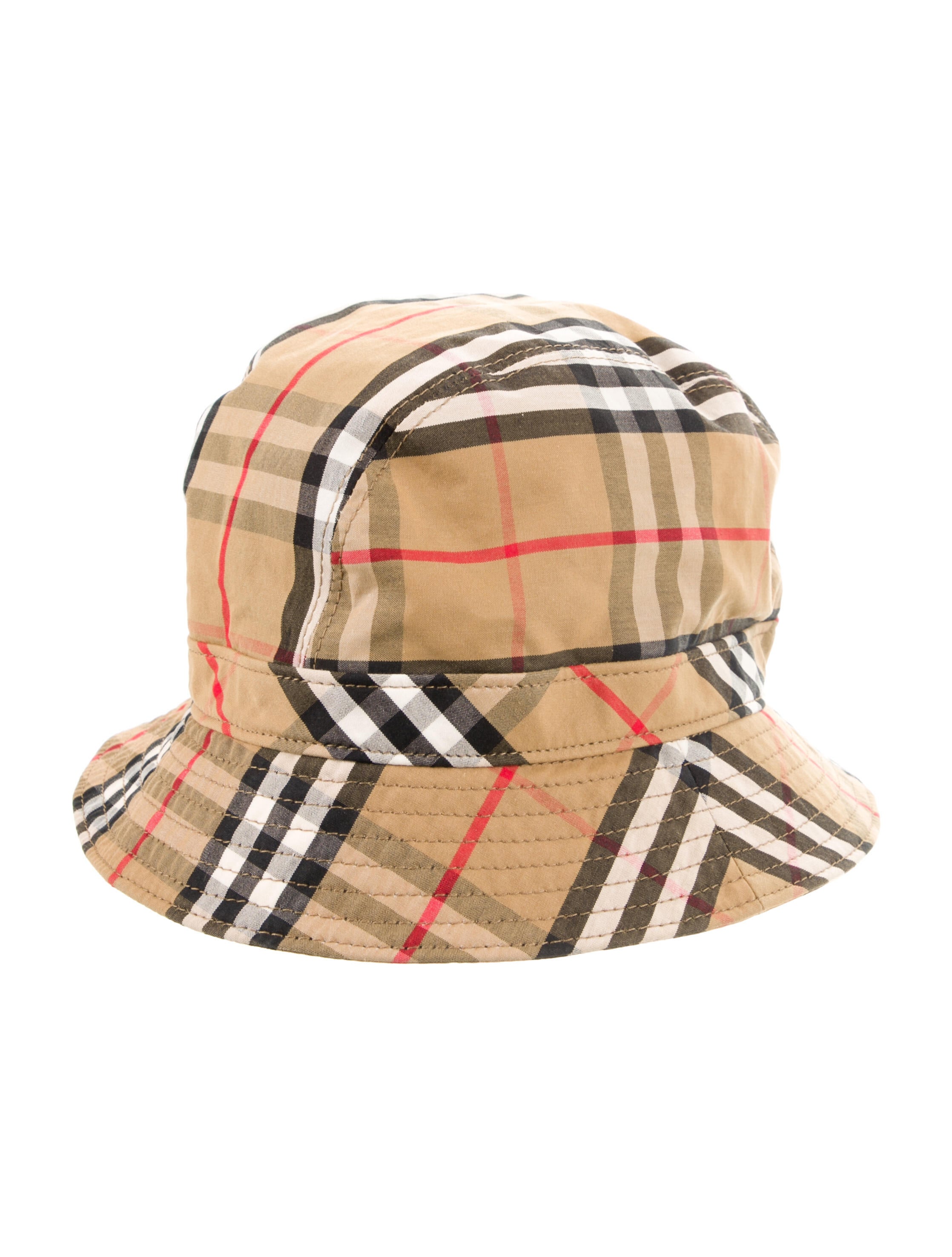 Burberry London Check Bucket Hat - Neutrals Hats, Accessories ...