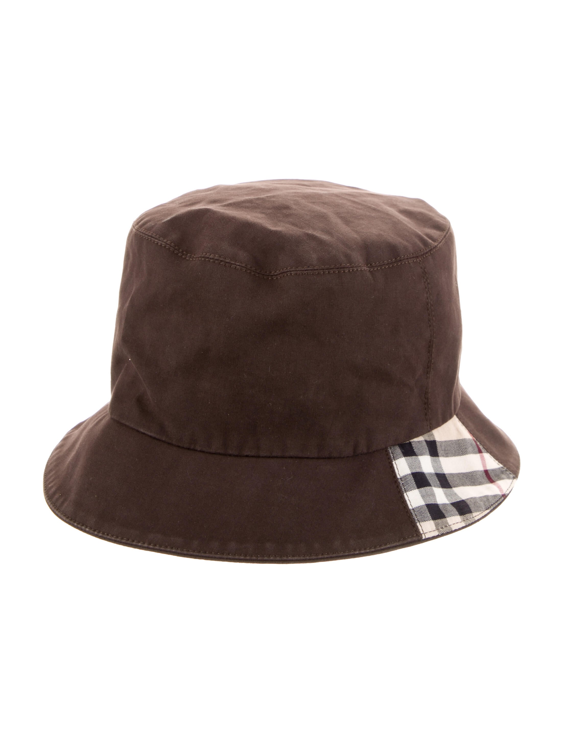 Burberry Patent Bucket Hat - Burgundy Hats, Accessories - BUR25048 ...