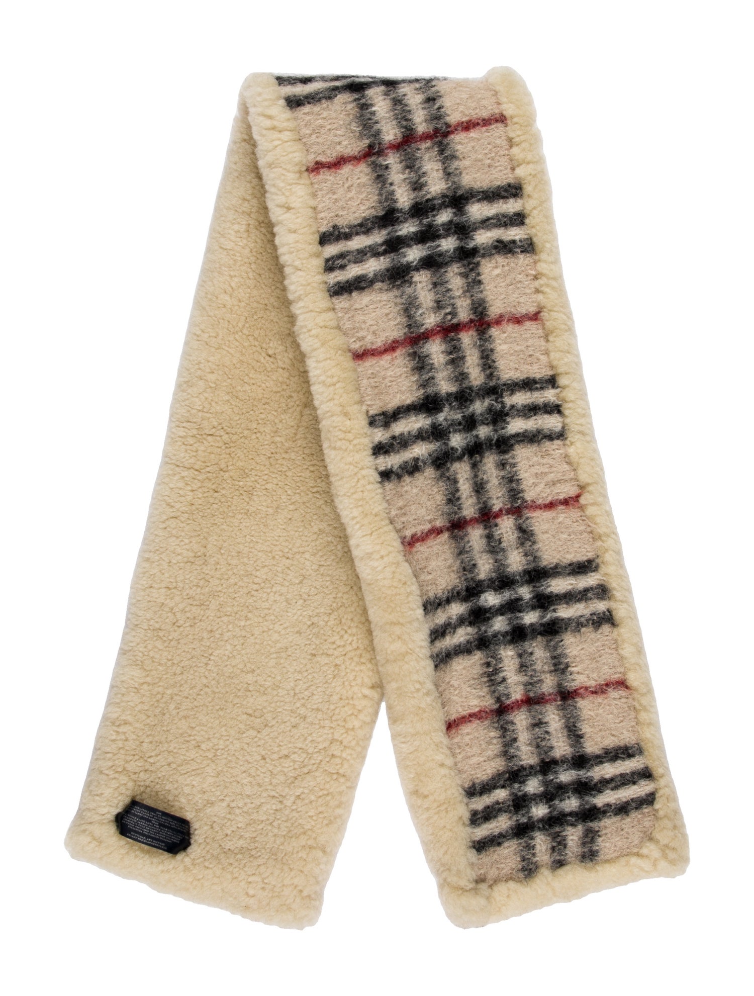Burberry Cashmere Plaid Print Snood - Neutrals Scarves and Shawls ...