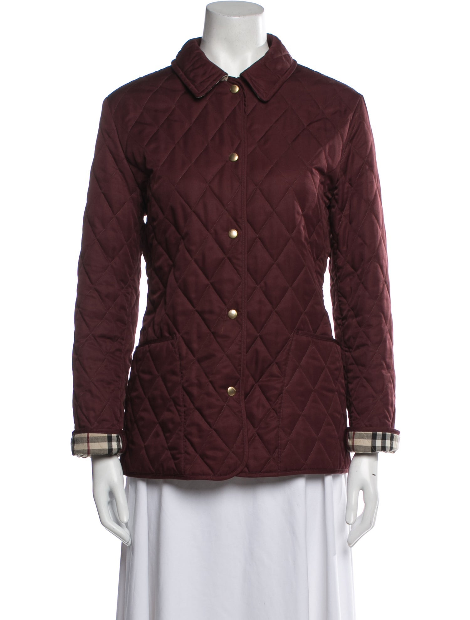 Burberry London Jacket - Burgundy Jackets, Clothing - WBURL161867 | The ...