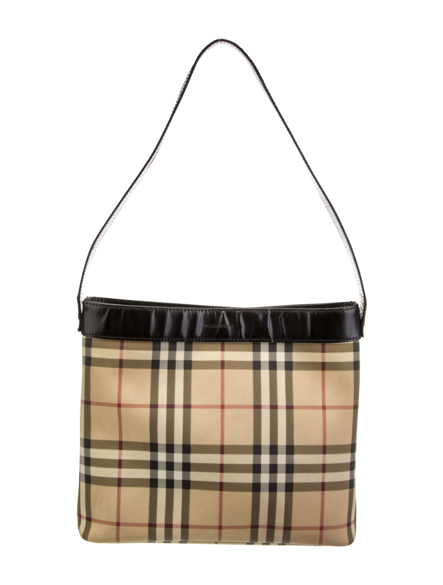 Burberry London Vintage Check Shoulder Bag - Brown Shoulder Bags ...