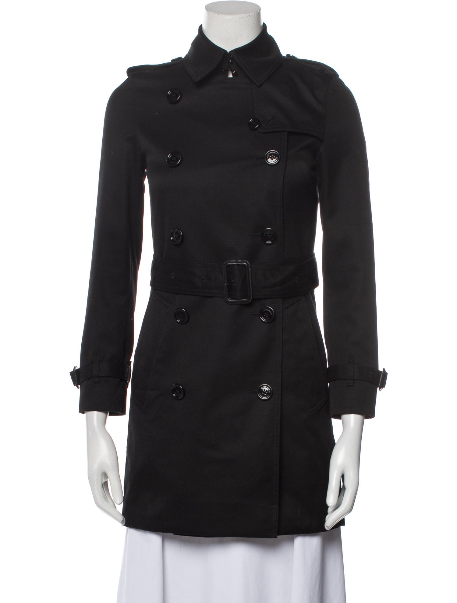 Burberry Brit Trench Coat - Black Coats, Clothing - BBR95399 | The RealReal